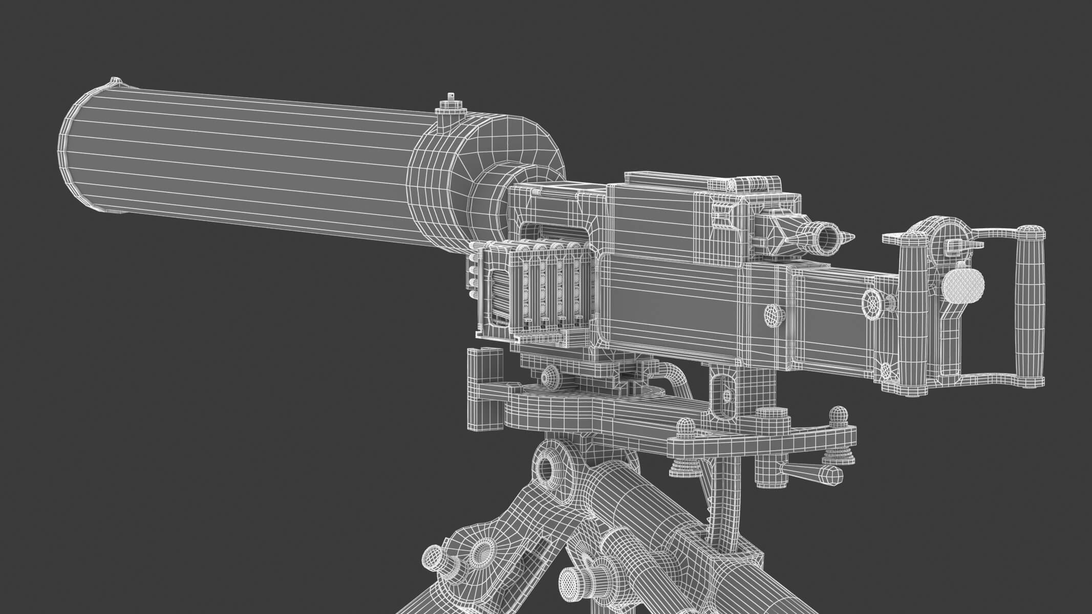 Fiat-Revelli Modello 1914 3D Model by frezzy