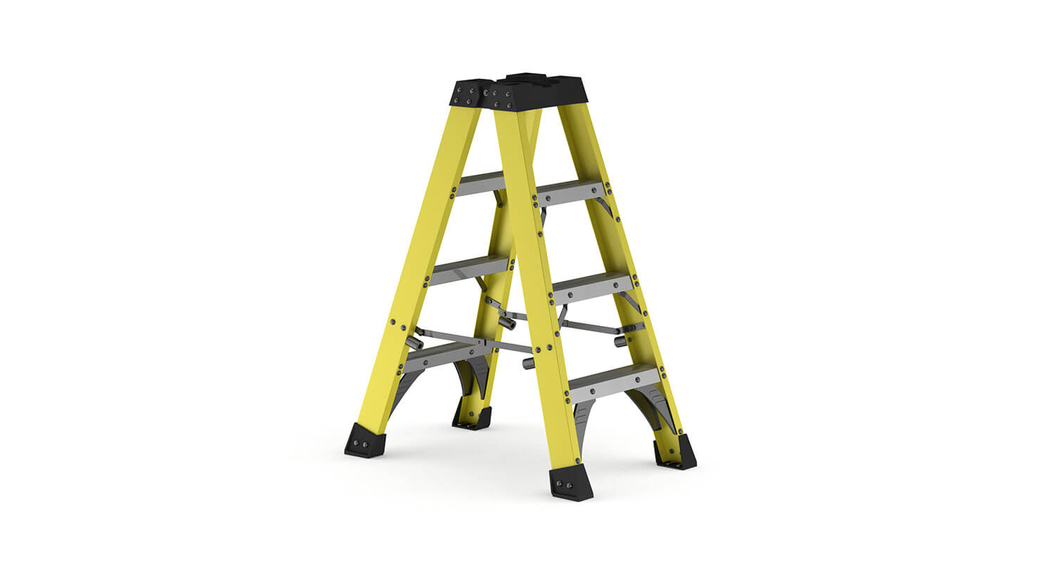 Fiberglass Ladder - 3D Model by frezzy