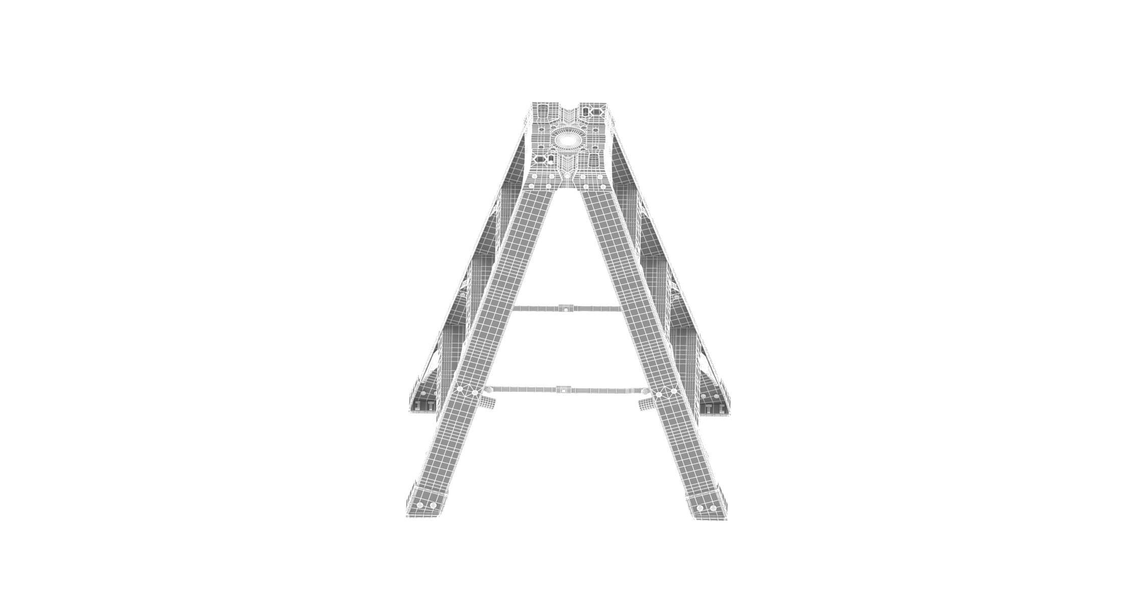 Fiberglass Ladder - 3D Model by frezzy