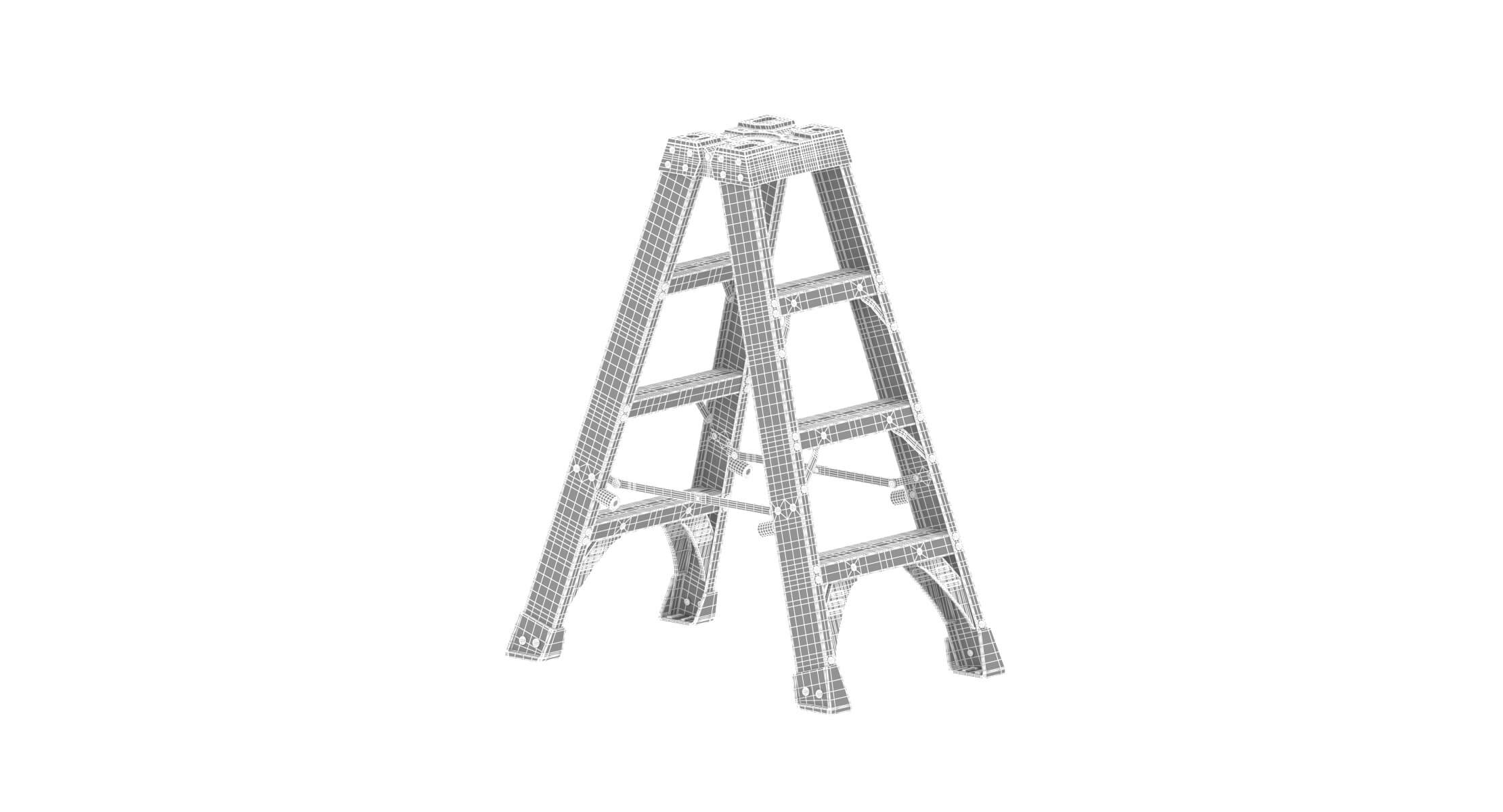 Fiberglass Ladder - 3D Model by frezzy