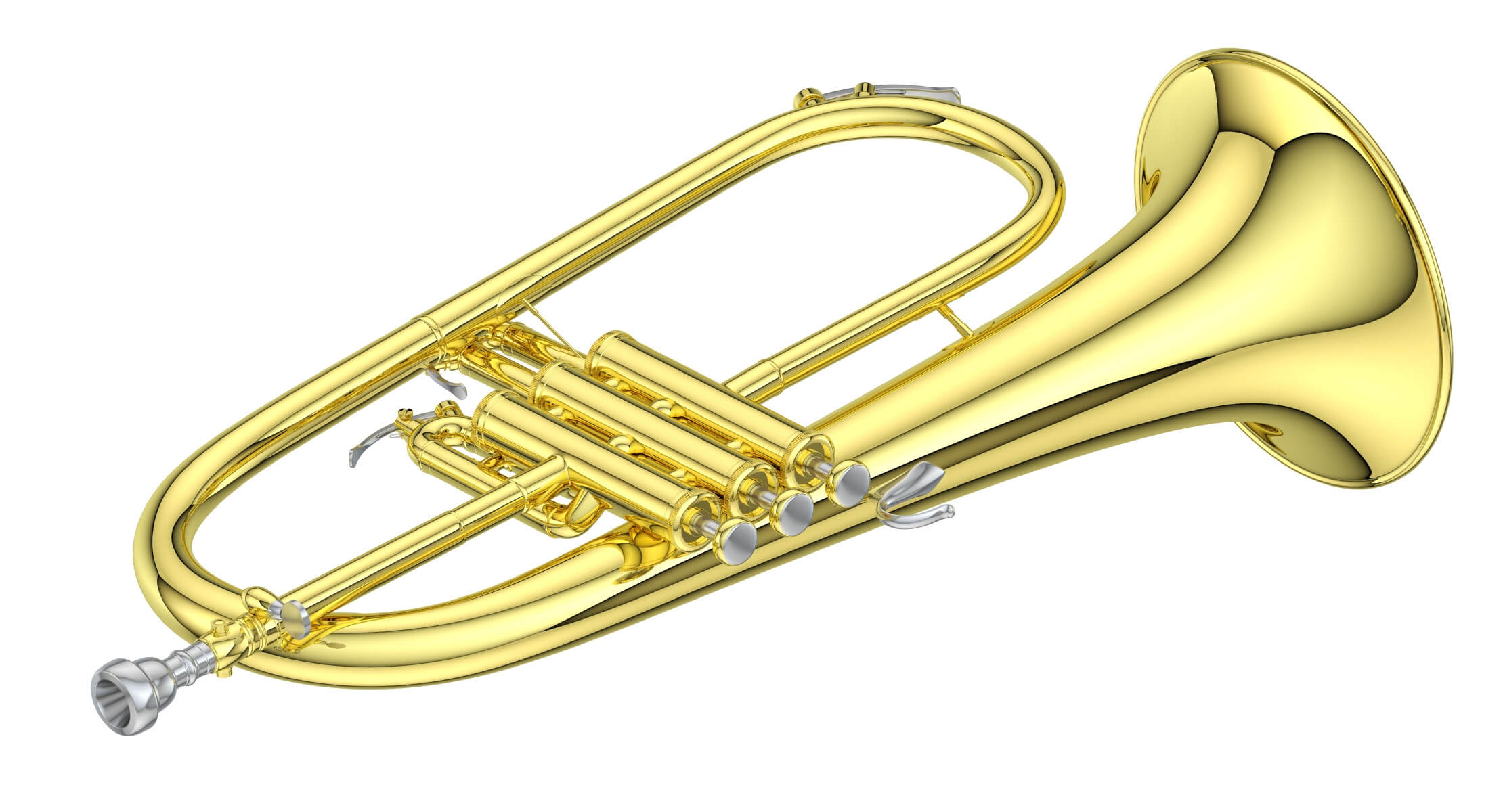 Flugelhorn - 3D Model by frezzy