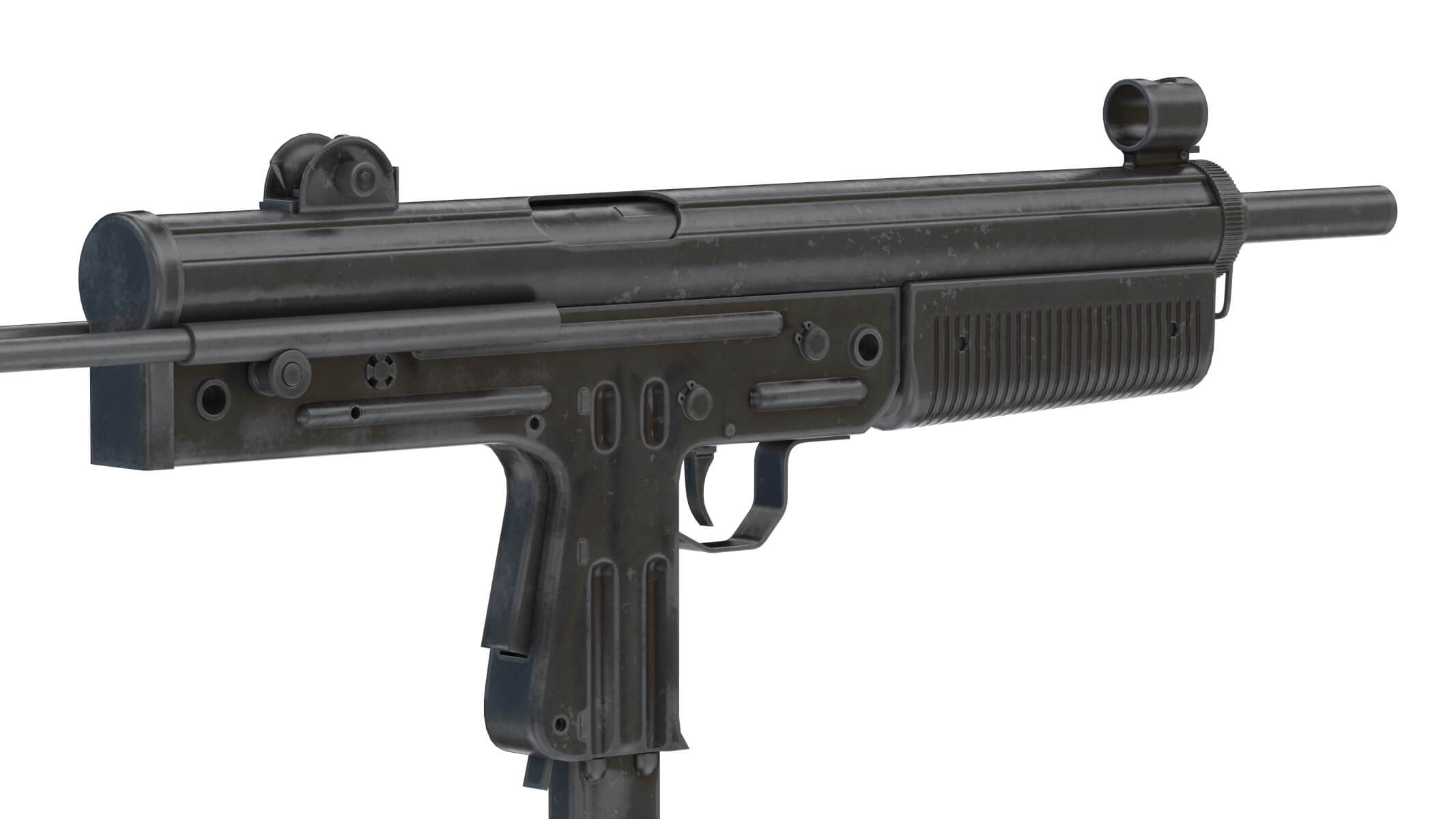 Fmk 3 Submachine Gun Low Poly - 3D Model by frezzy