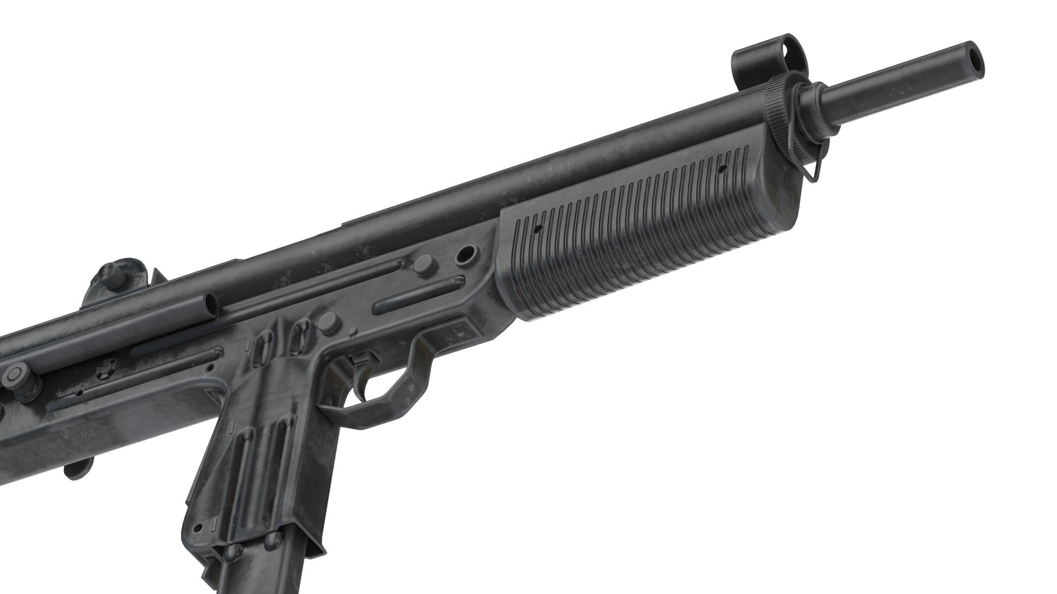 Fmk 3 Submachine Gun Low Poly - 3D Model by frezzy