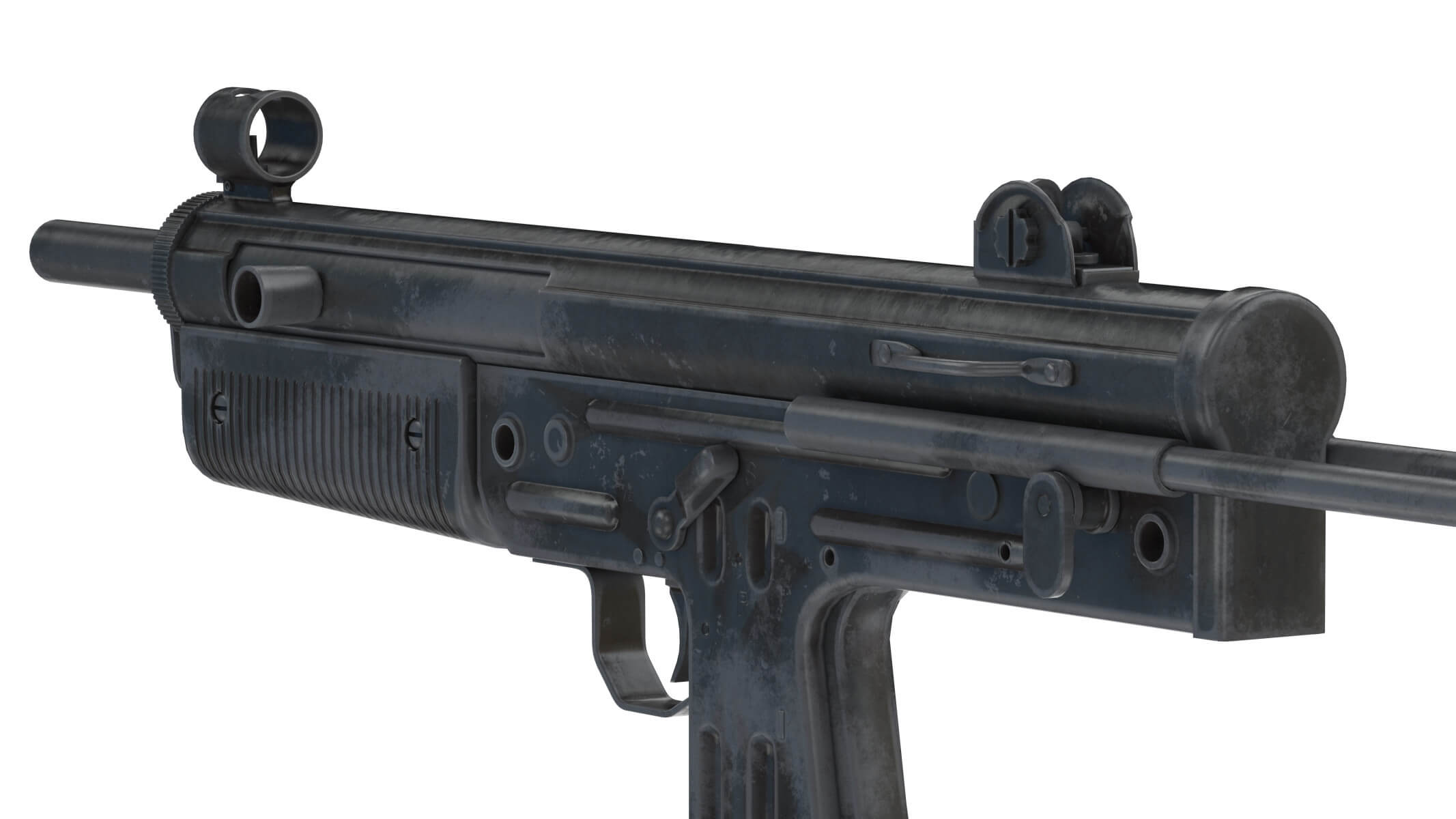 Fmk 3 Submachine Gun Low Poly - 3D Model by frezzy