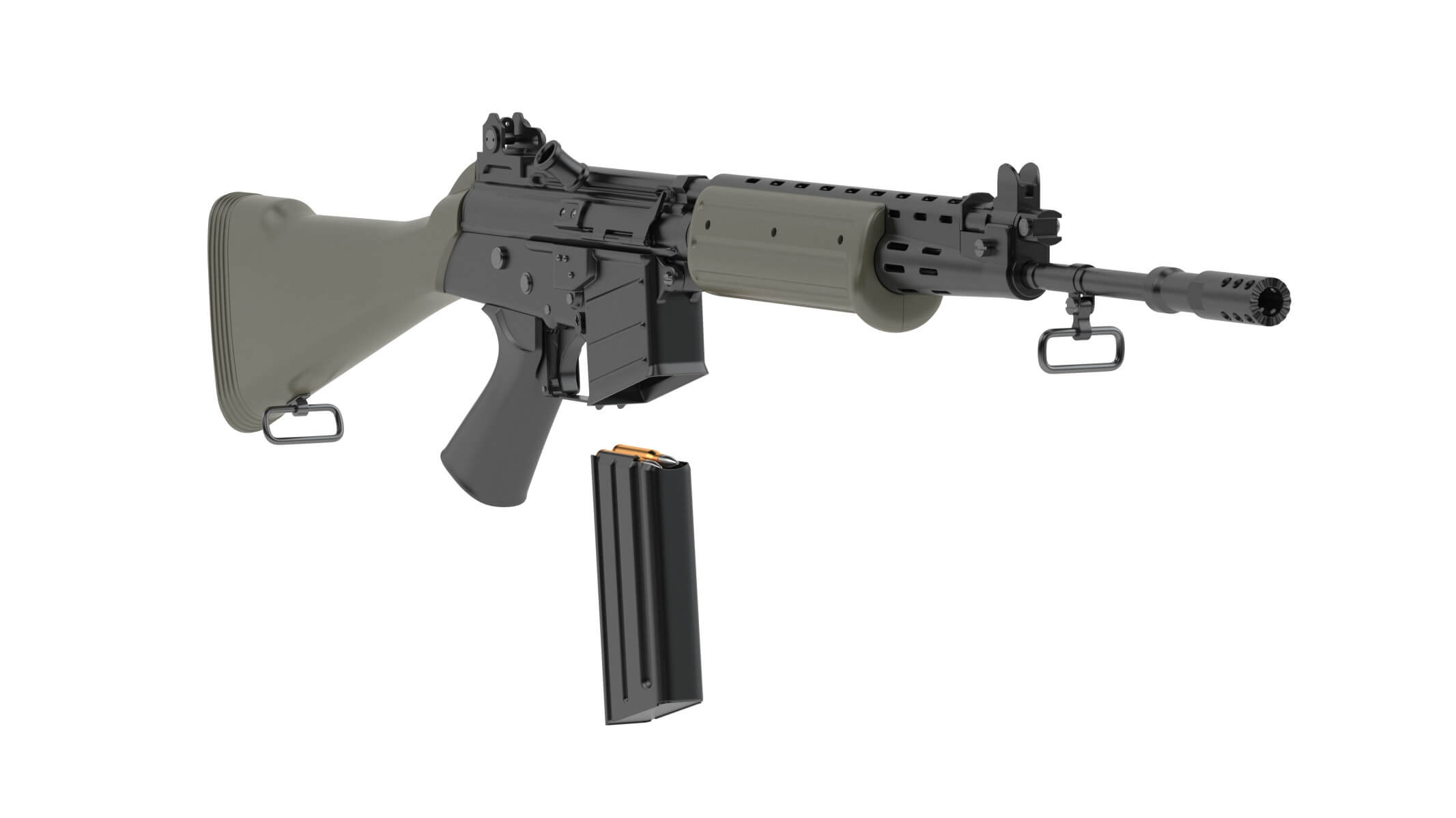 FN CAL - 3D Model by frezzy