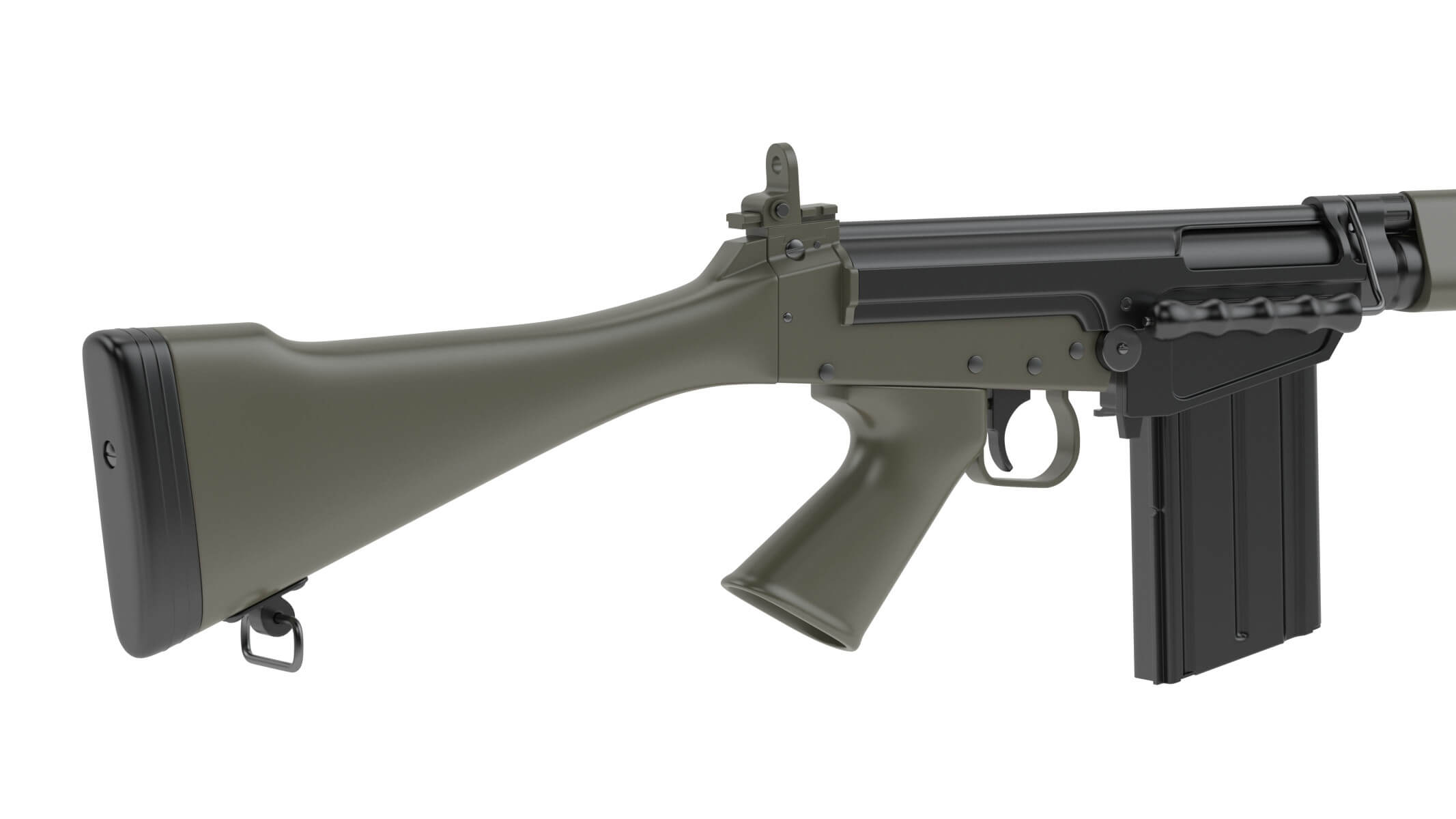 FN FAL - 3D Model by frezzy