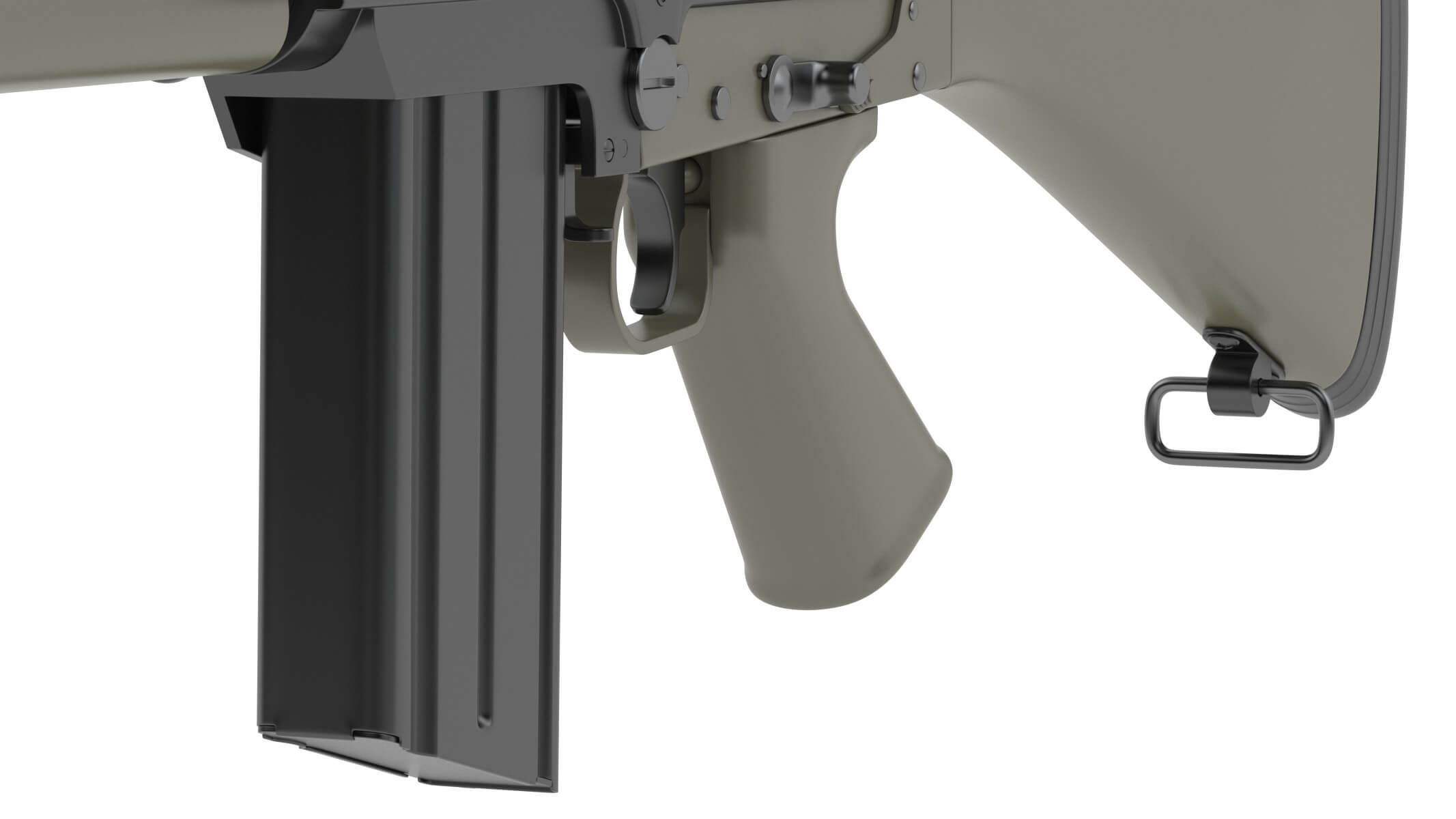 FN FAL - 3D Model by frezzy