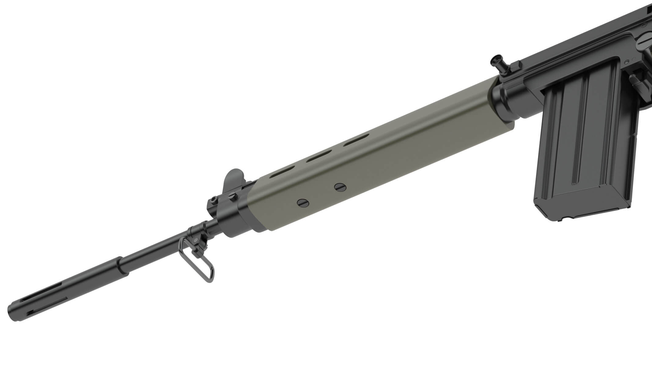 FN FAL - 3D Model by frezzy