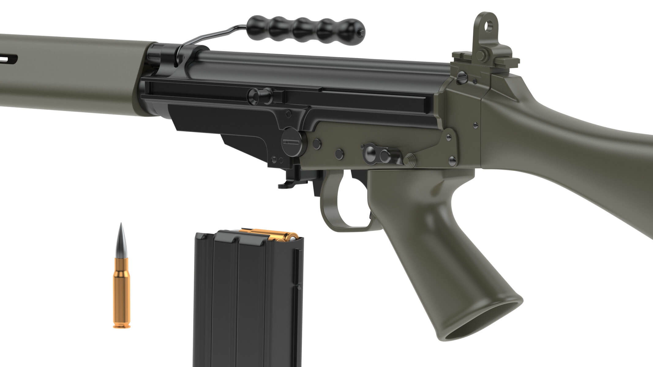 FN FAL - 3D Model by frezzy