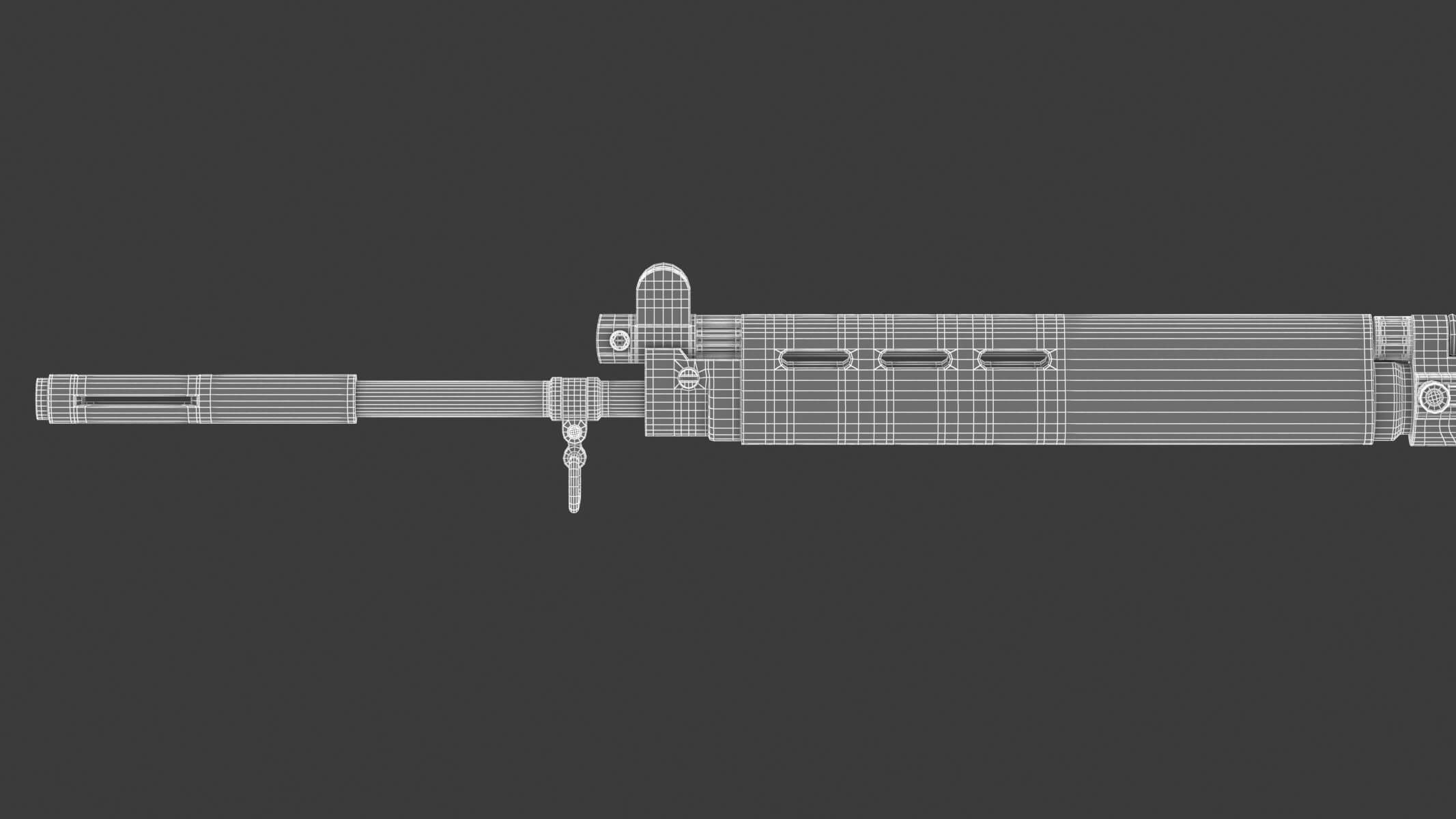 FN FAL - 3D Model by frezzy