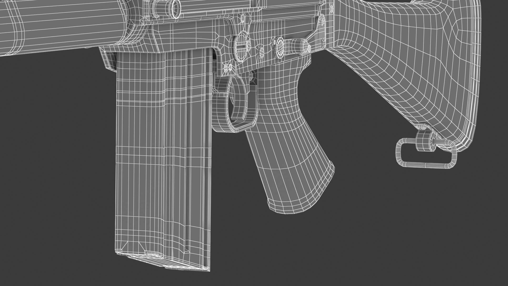 FN FAL - 3D Model by frezzy