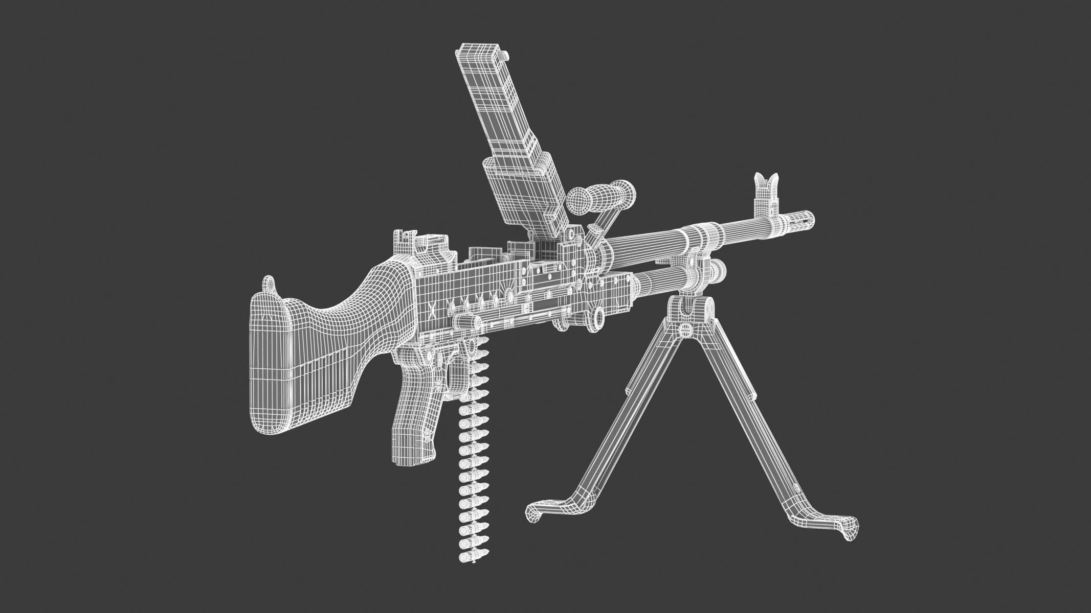 FN MAG - 3D Model by frezzy