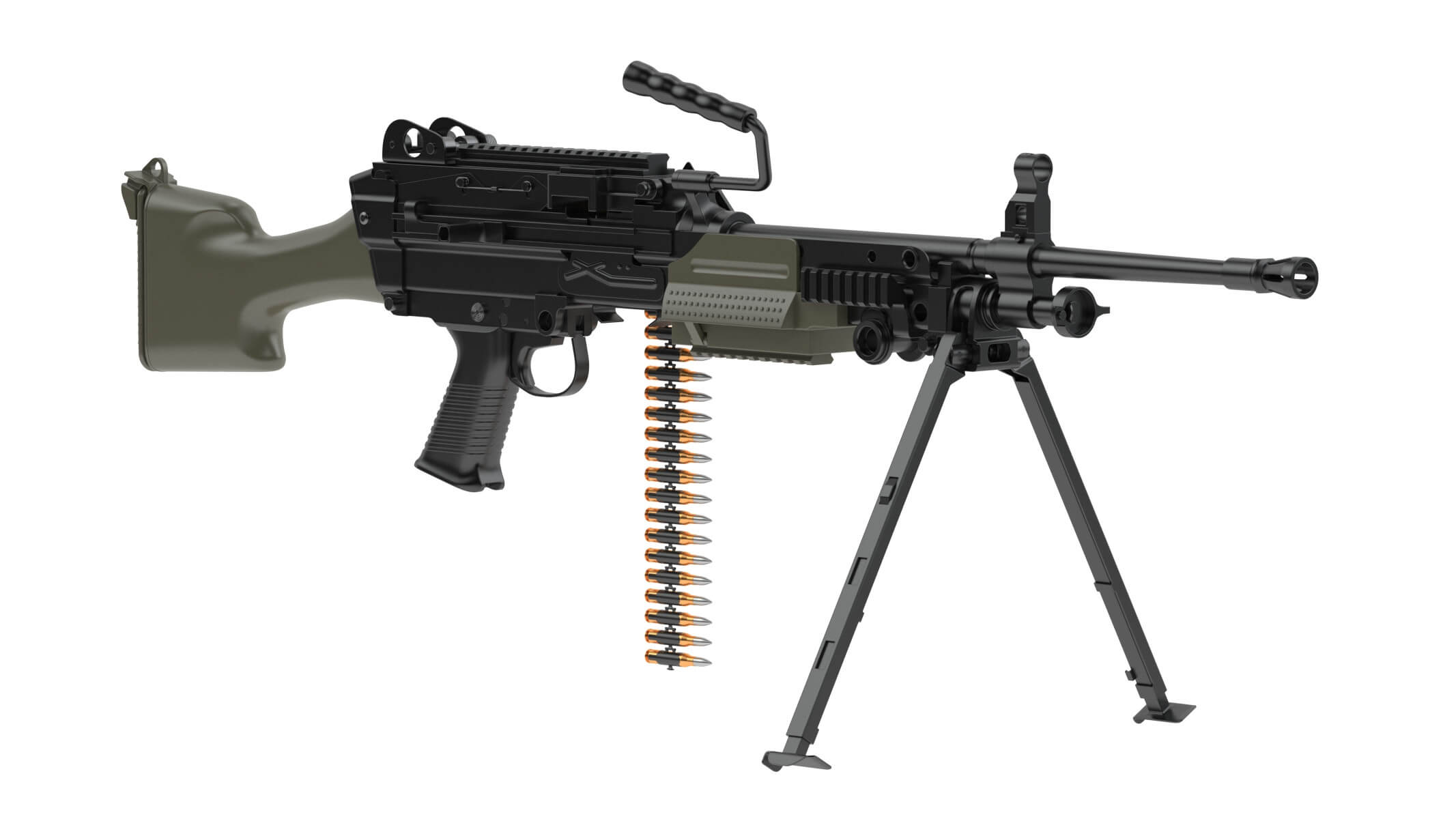 FN MINIMI MK3 - 3D Model by frezzy