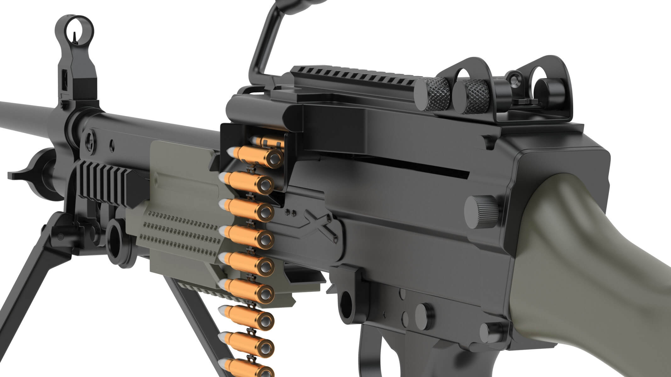 FN MINIMI MK3 - 3D Model by frezzy