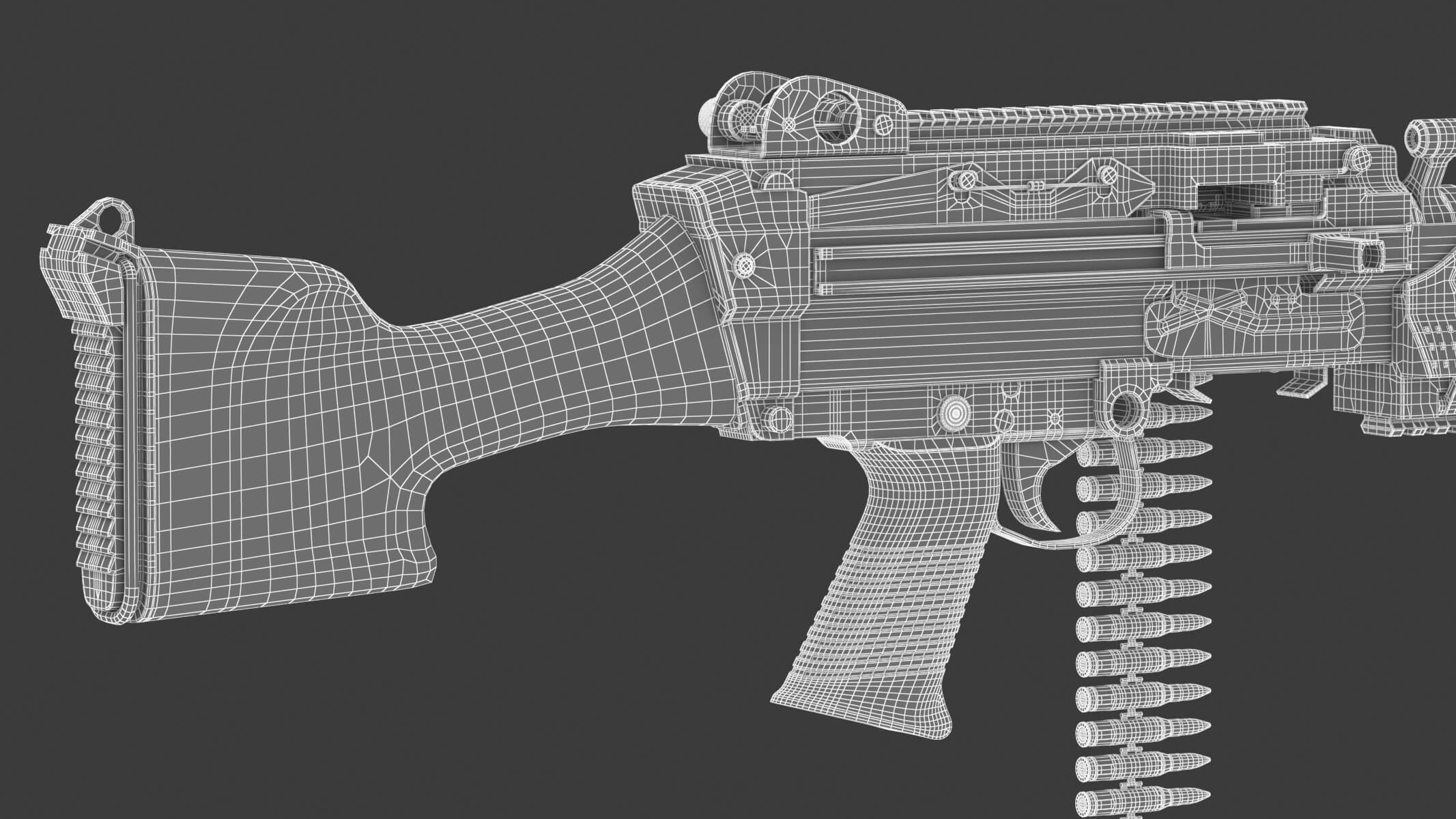 FN MINIMI MK3 - 3D Model by frezzy