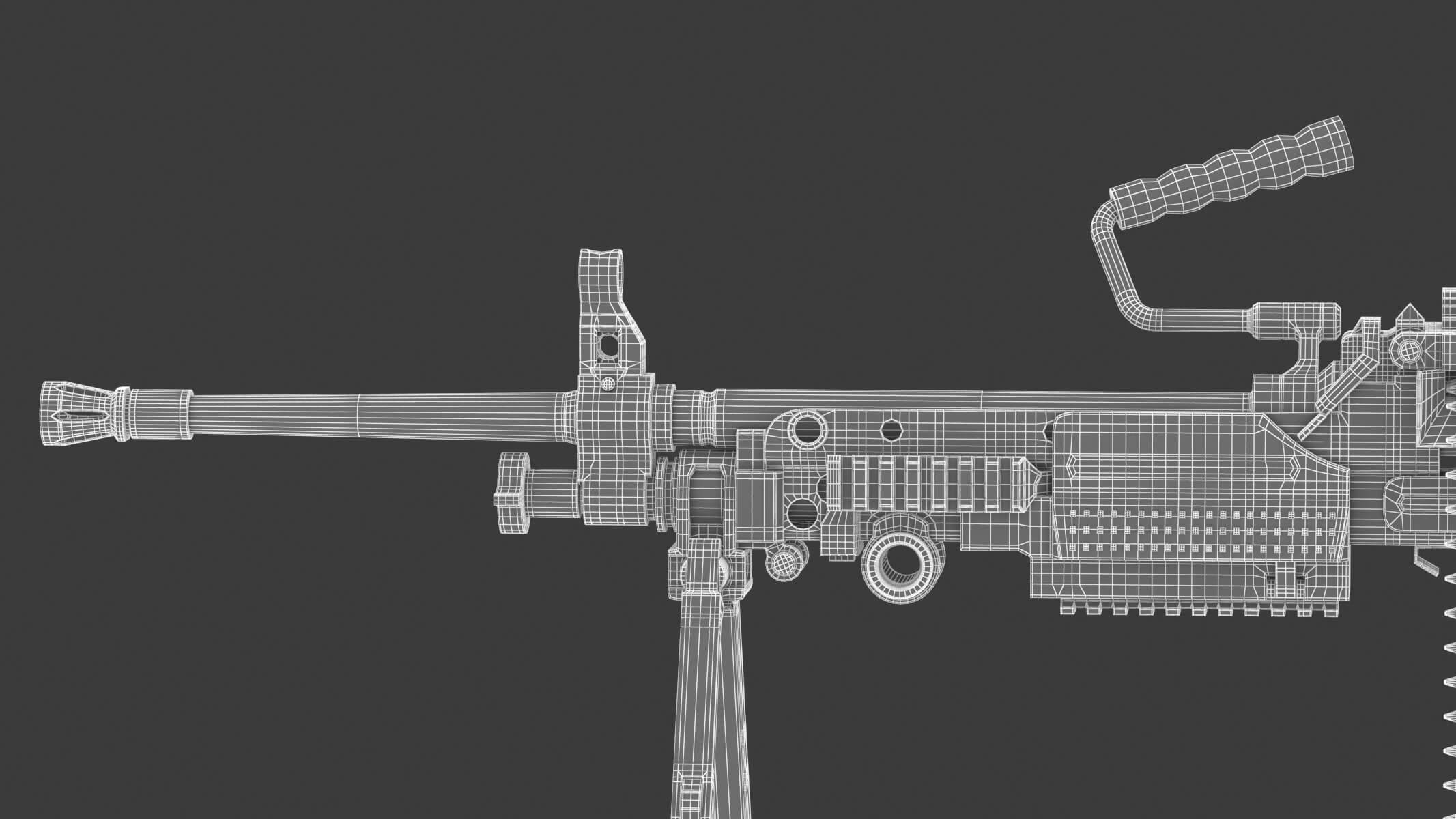 FN MINIMI MK3 - 3D Model by frezzy