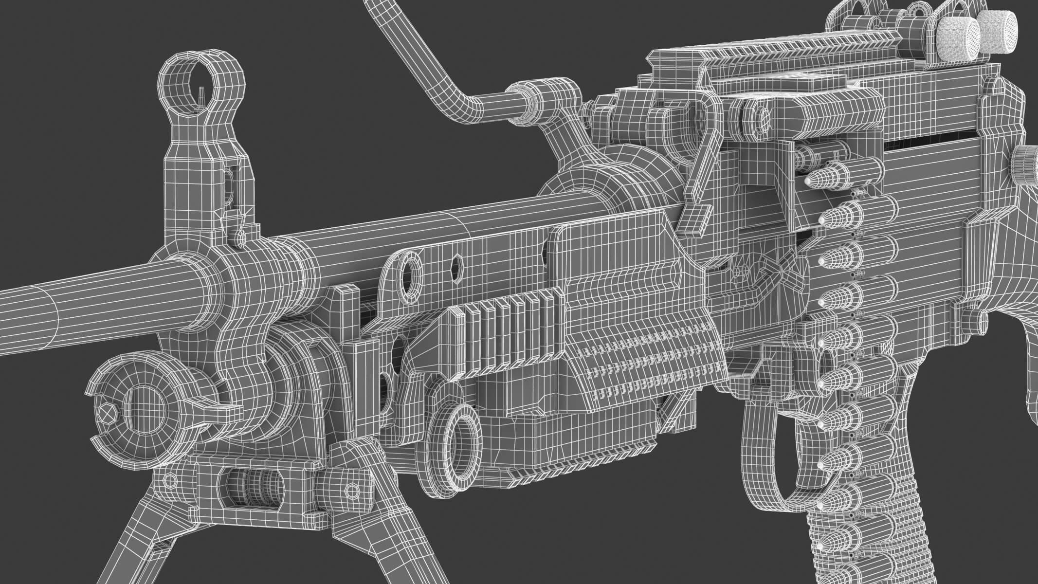 FN MINIMI MK3 - 3D Model by frezzy