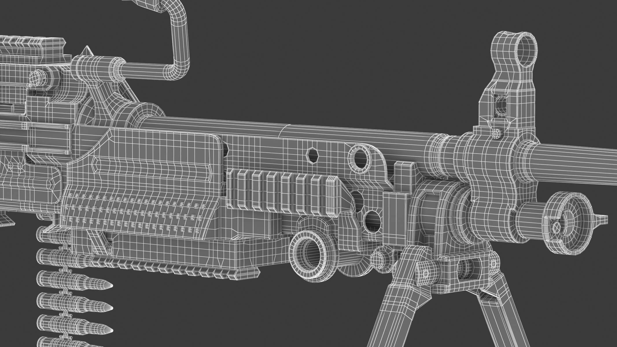 FN MINIMI MK3 - 3D Model by frezzy