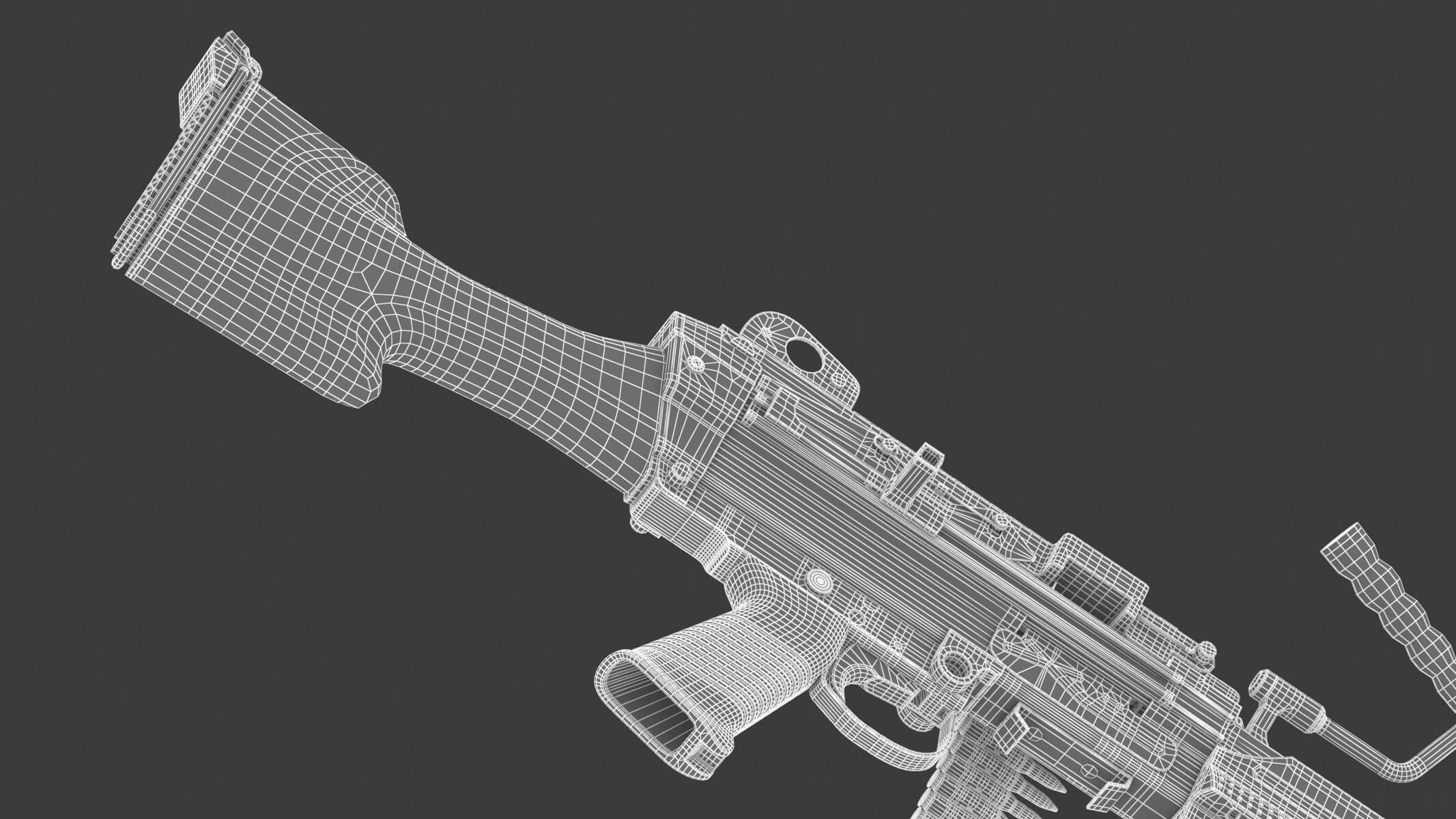 FN MINIMI MK3 - 3D Model by frezzy