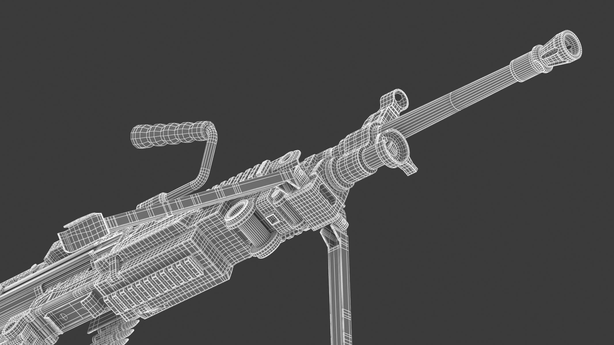 FN MINIMI MK3 - 3D Model by frezzy