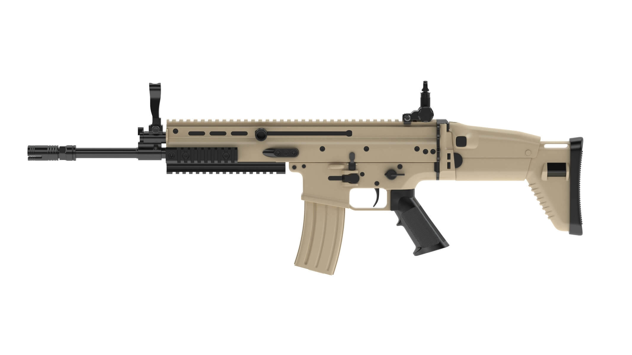 FN SCAR - 3D Model by frezzy