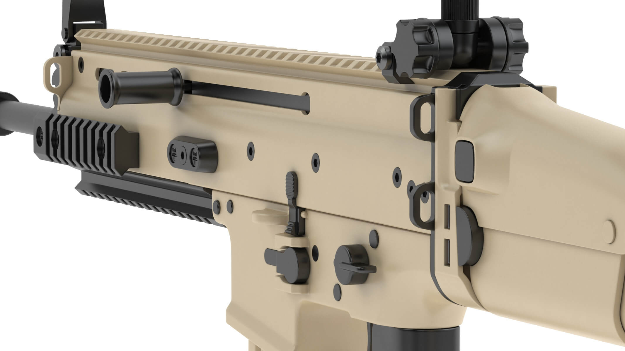 FN SCAR - 3D Model by frezzy