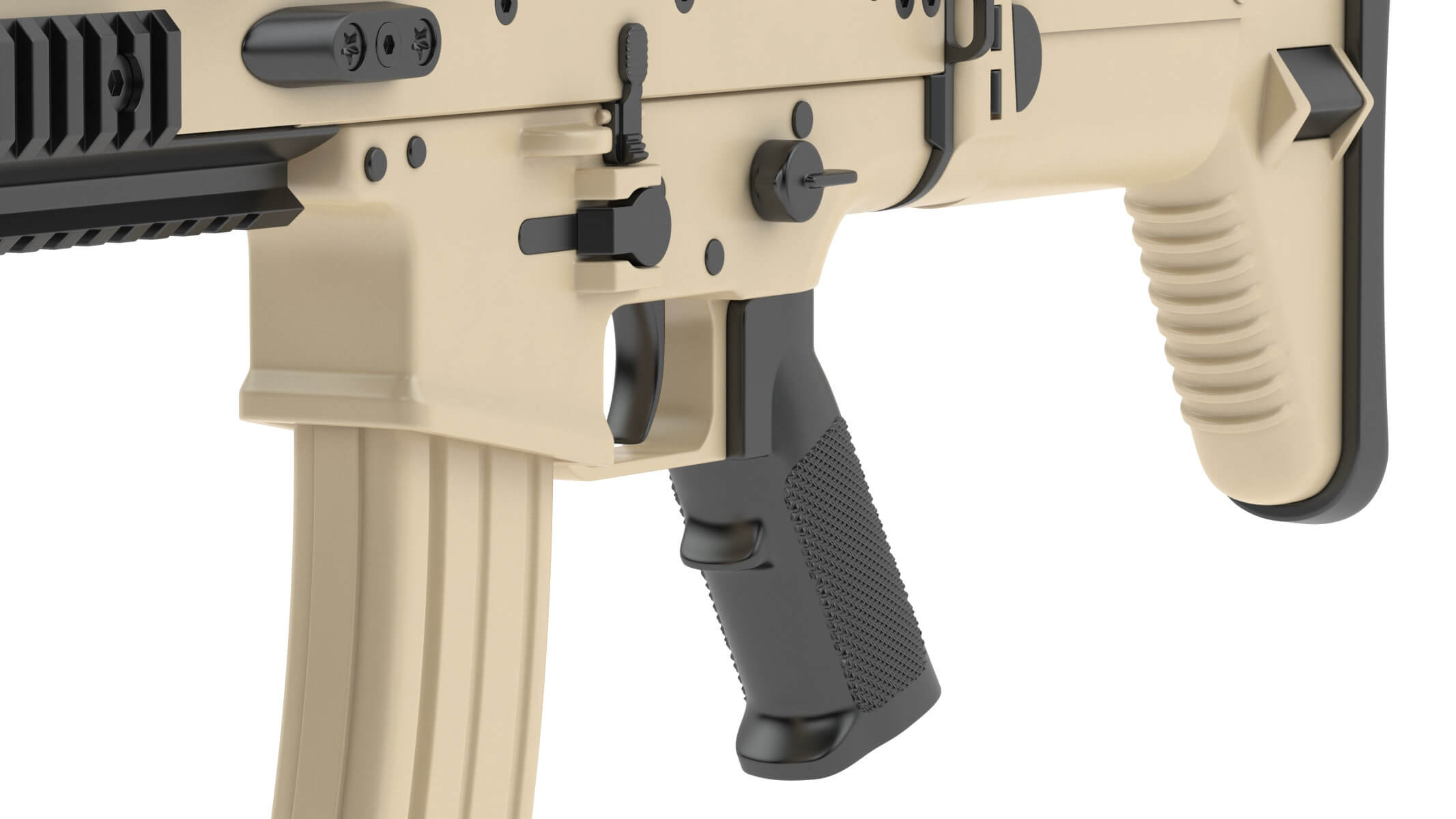 FN SCAR - 3D Model by frezzy