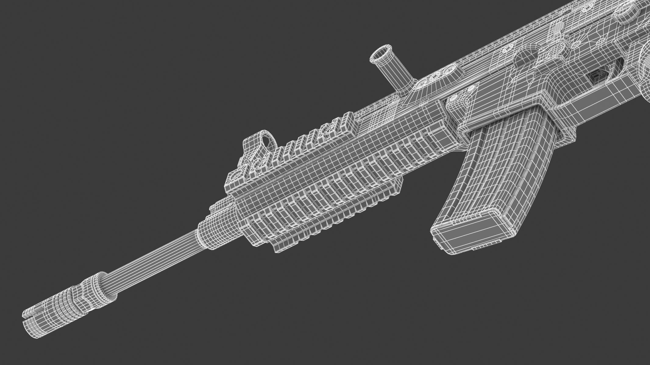 FN SCAR - 3D Model by frezzy