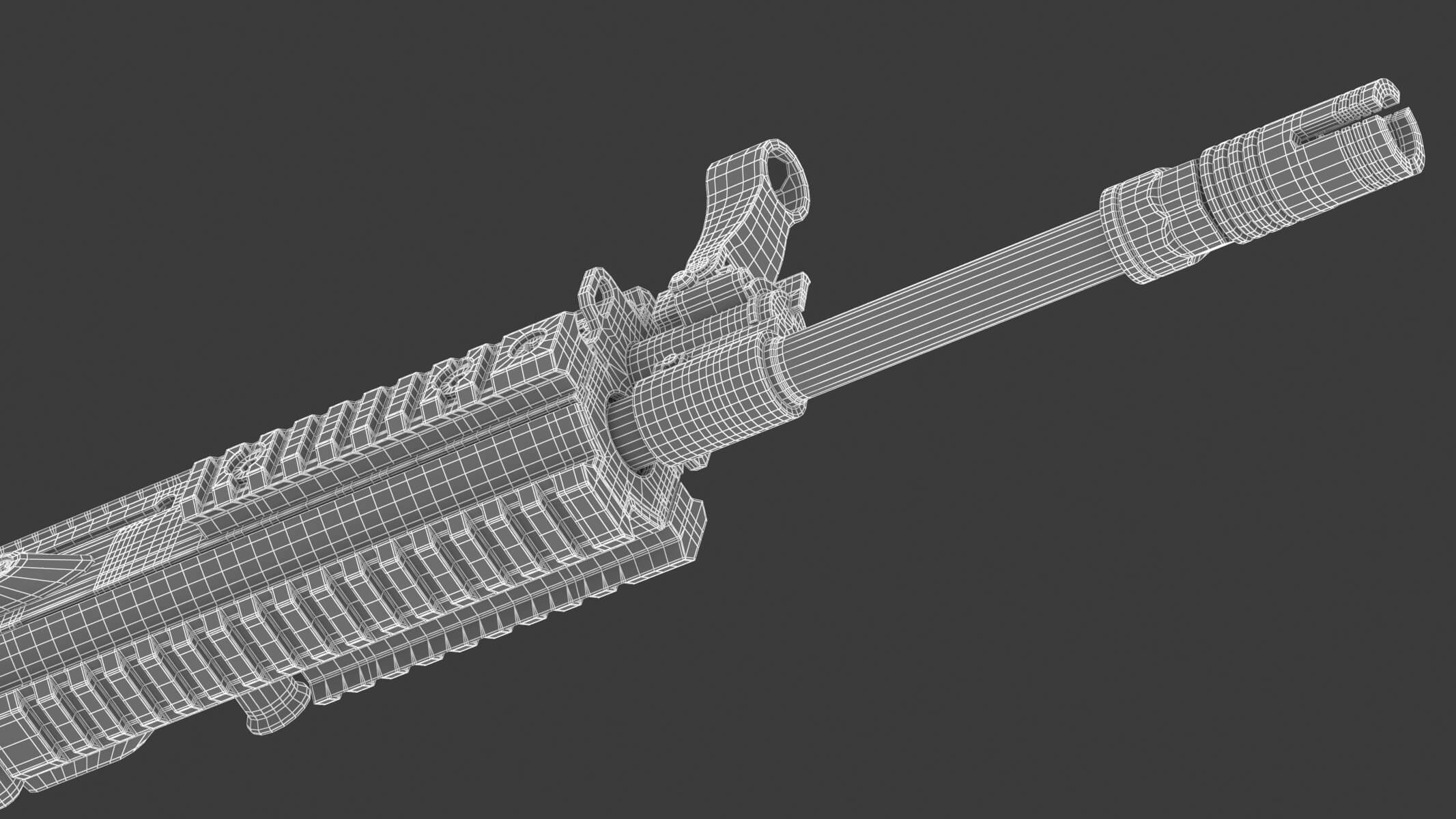 FN SCAR - 3D Model by frezzy
