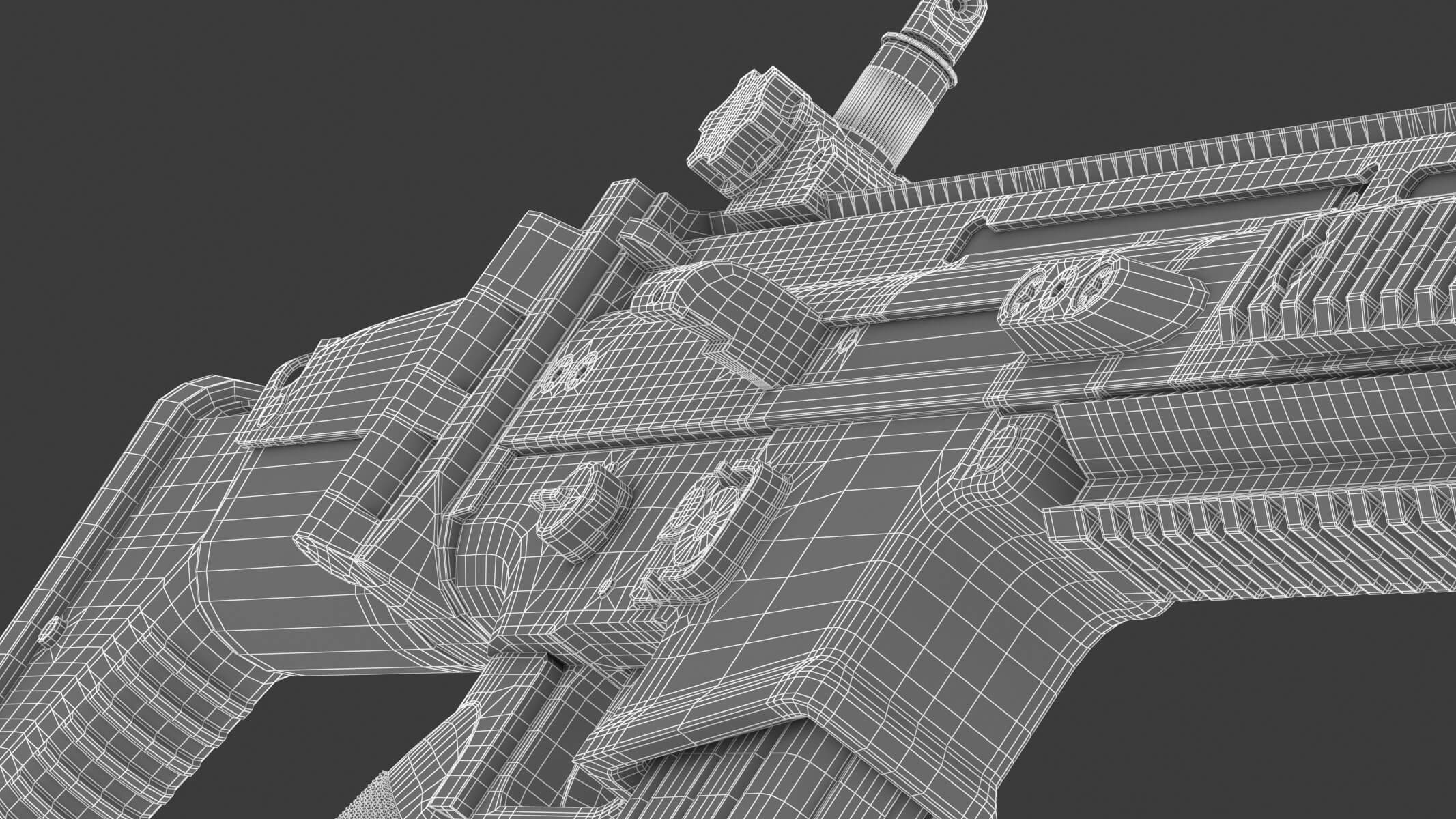 FN SCAR - 3D Model by frezzy