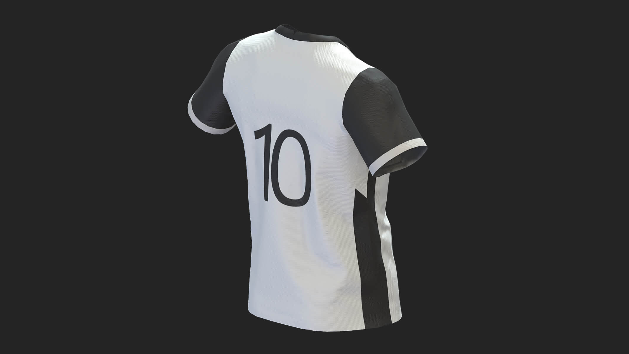 Football T-Shirt Low Poly 3D Model by frezzy