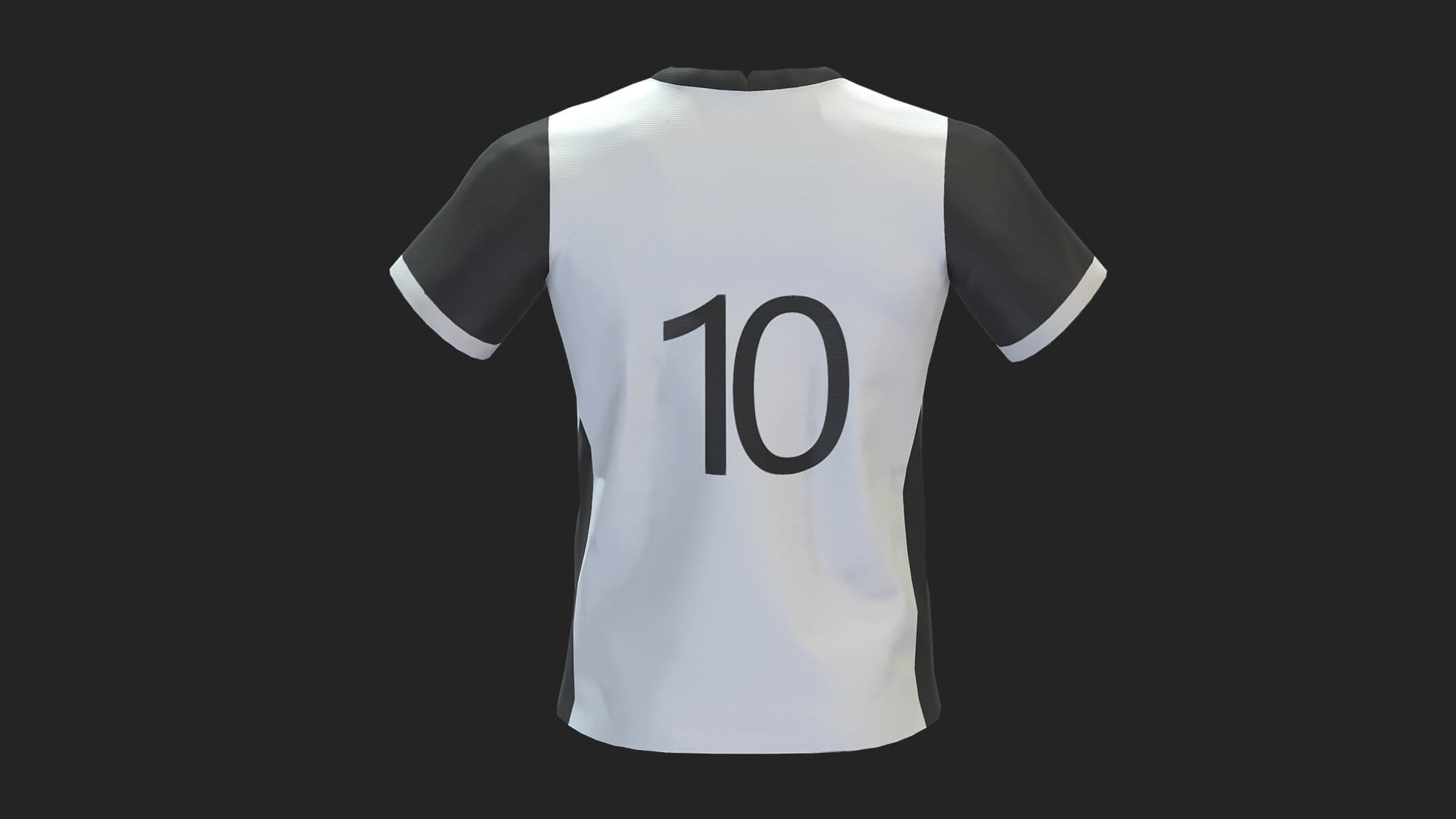 Football T-Shirt Low Poly 3D Model by frezzy