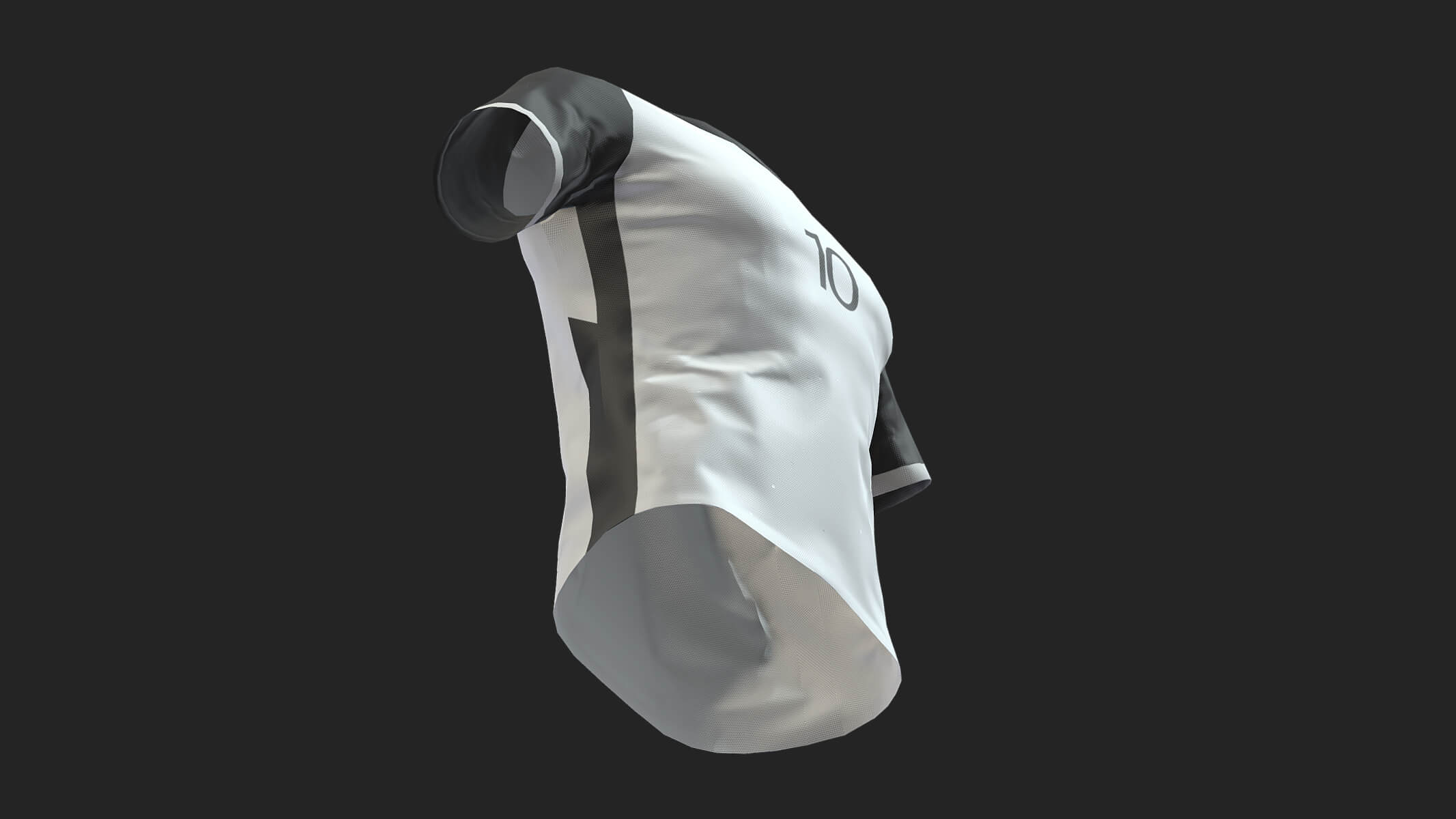 Football T-Shirt Low Poly 3D Model by frezzy