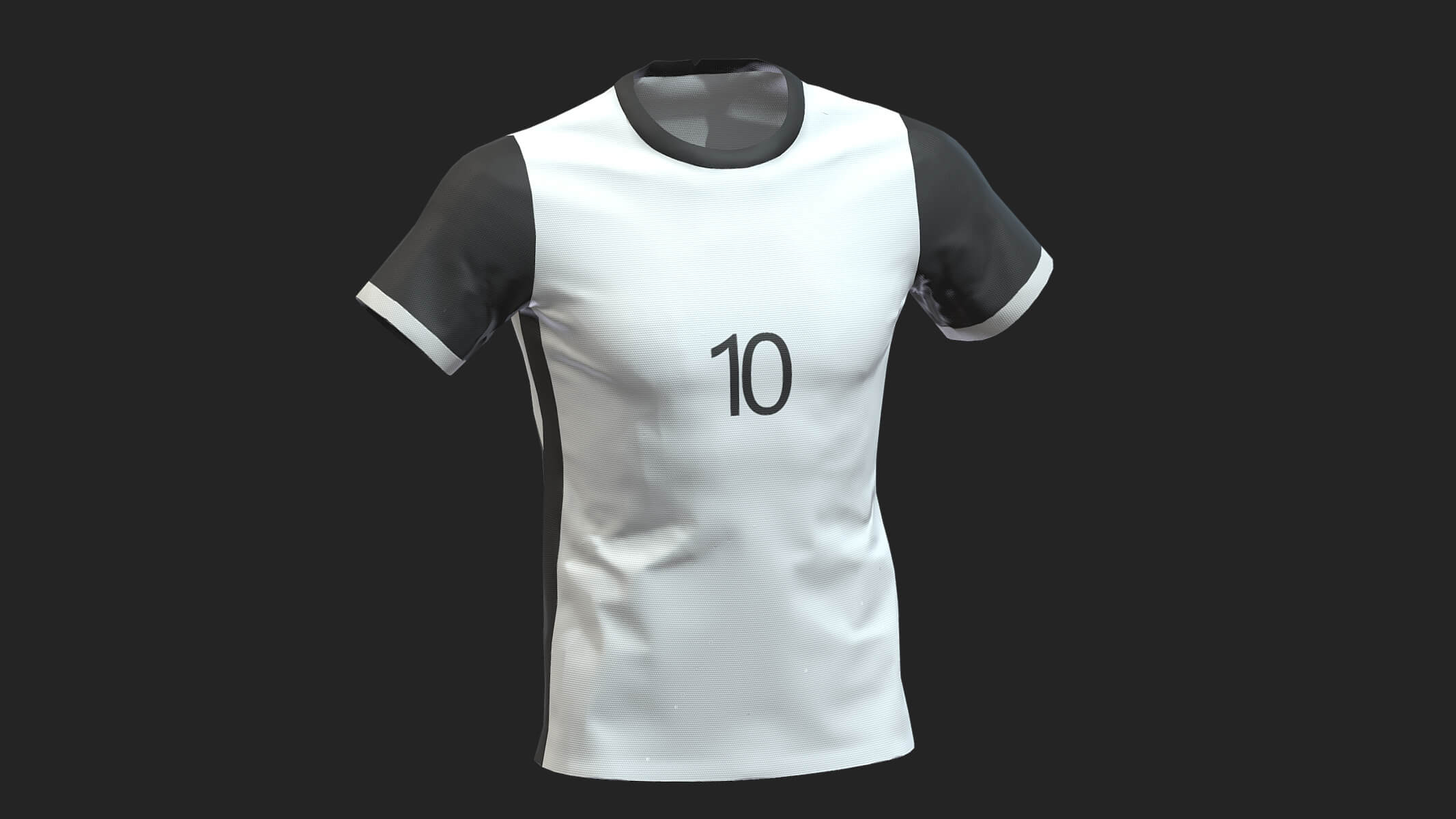 Football T-Shirt Low Poly 3D Model by frezzy