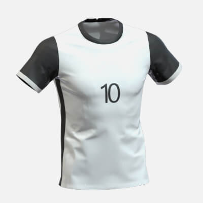 Football T-Shirt Low Poly 3D Model by frezzy