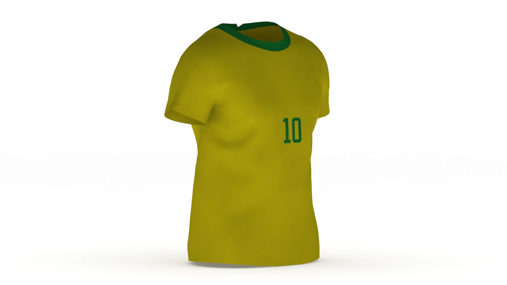 Football Tshirt Generic Low Poly - 3D Model by frezzy