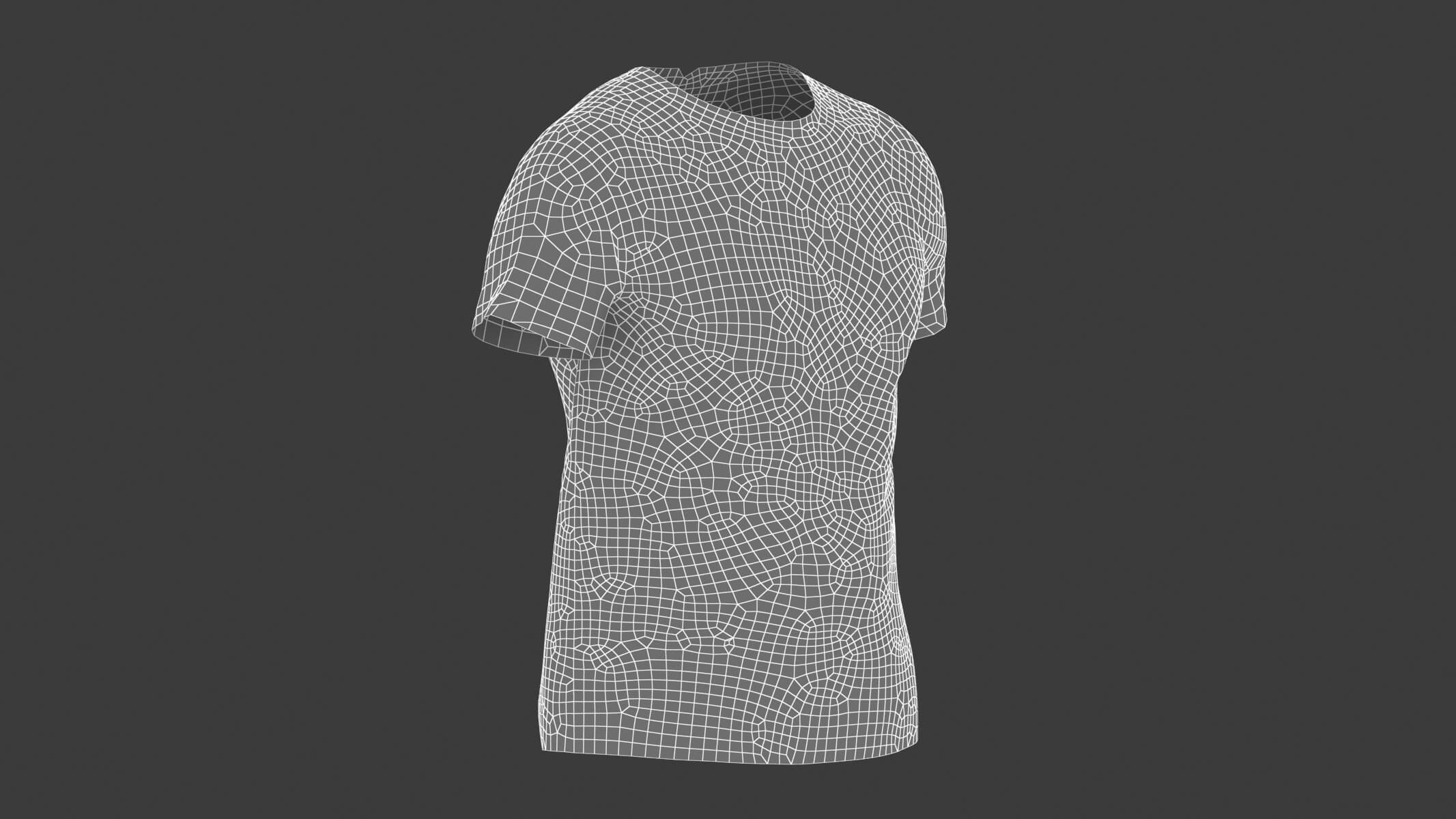 Football Tshirt Generic Low Poly - 3D Model by frezzy