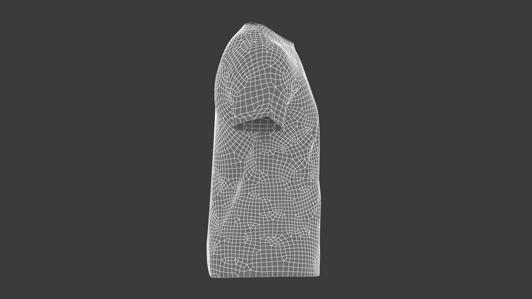 Football Tshirt Generic Low Poly - 3D Model by frezzy