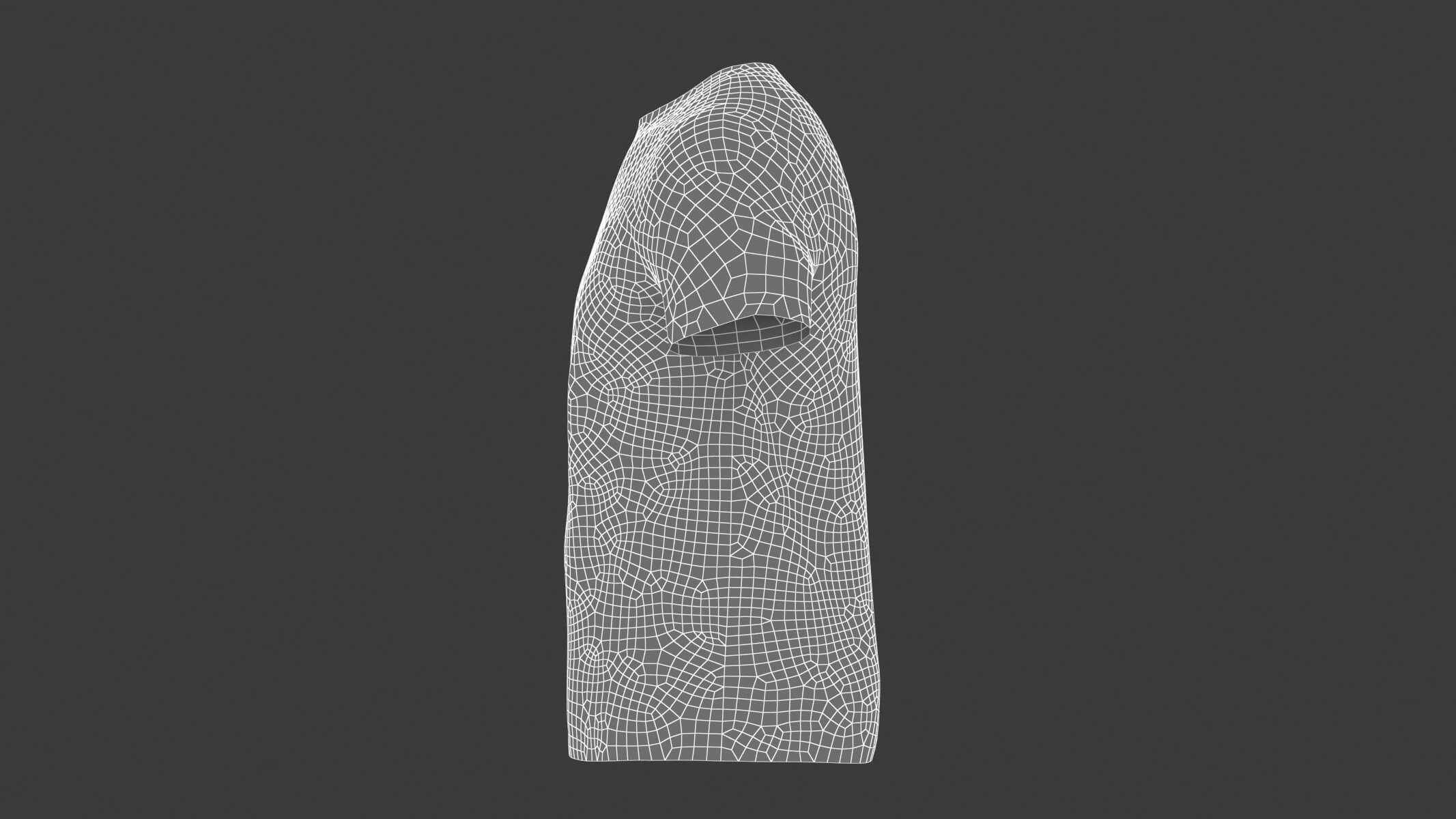 Football Tshirt Generic Low Poly - 3D Model by frezzy