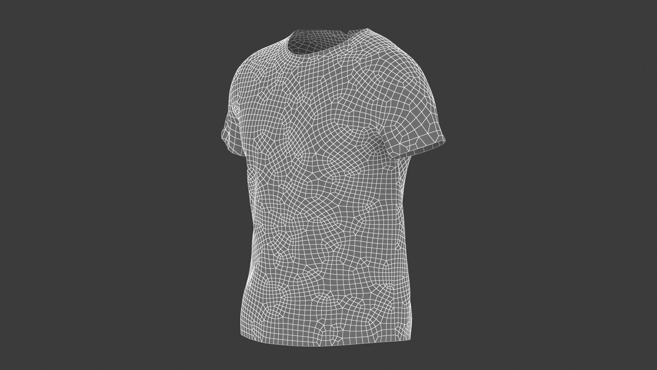 Football Tshirt Generic Low Poly - 3D Model by frezzy