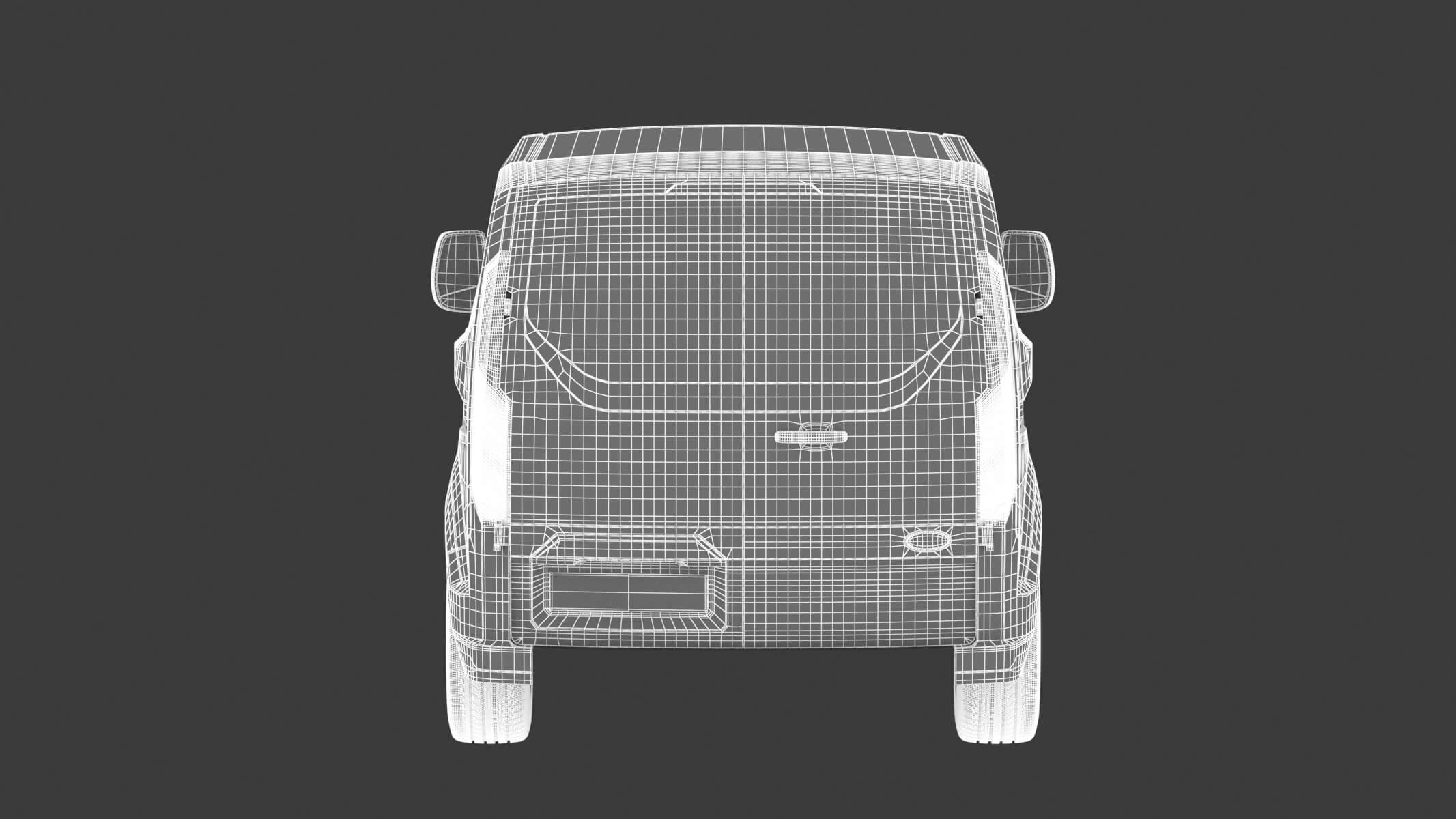 Ford Transit Cargo Van - 3D Model by frezzy