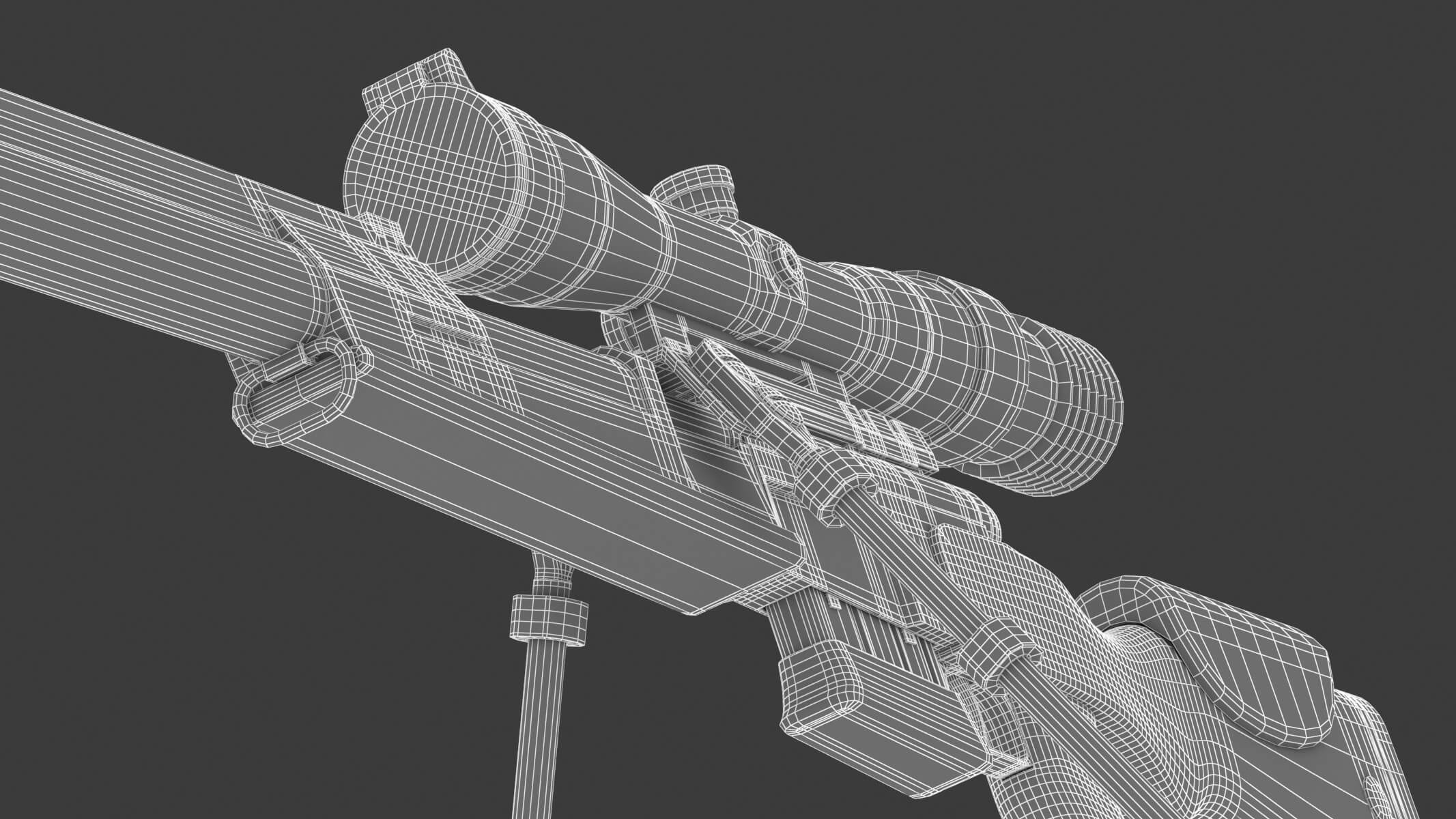FR F2 Sniper Rifle - 3D Model by frezzy