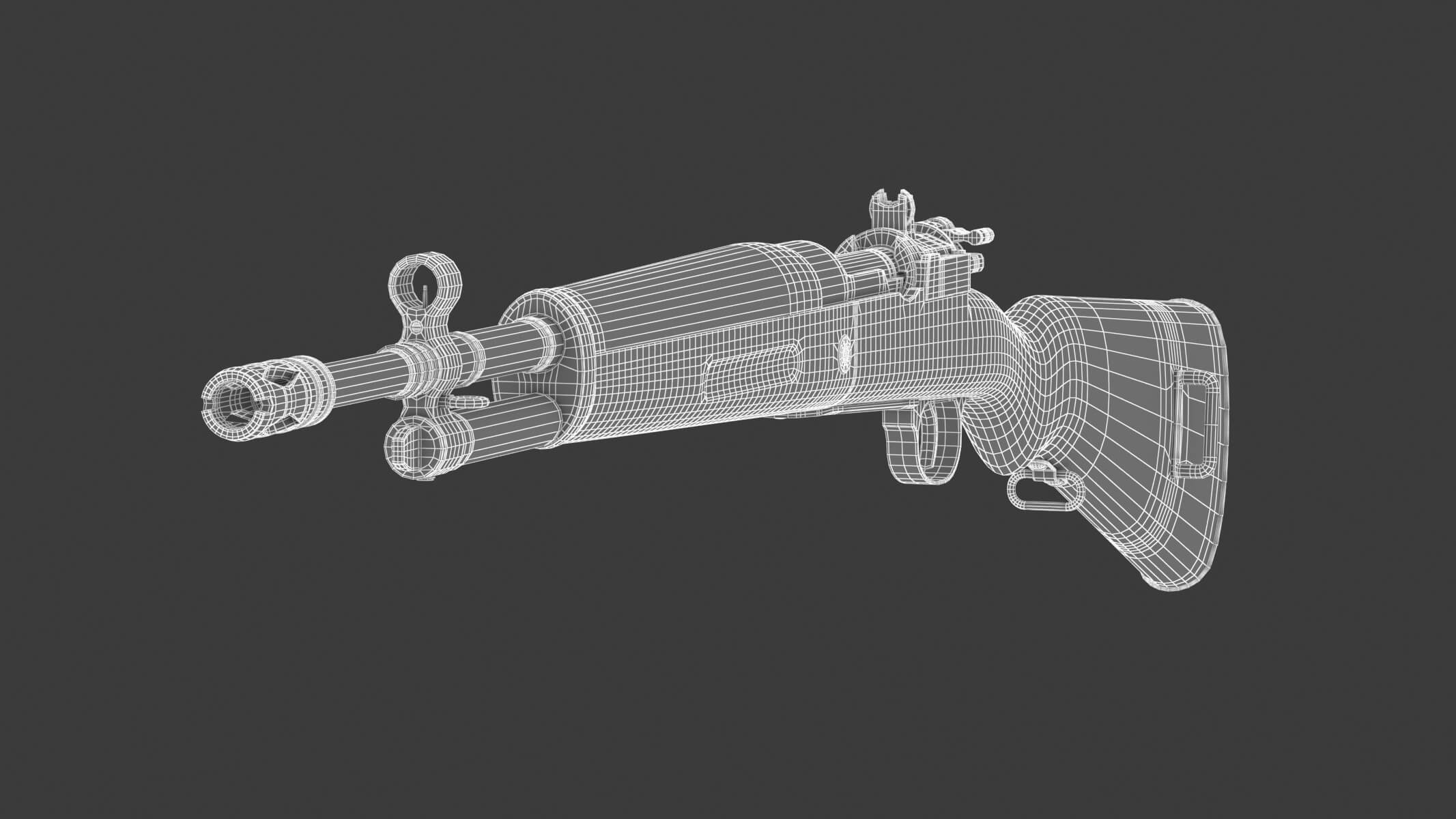 FR8 Carbine - 3D Model by frezzy