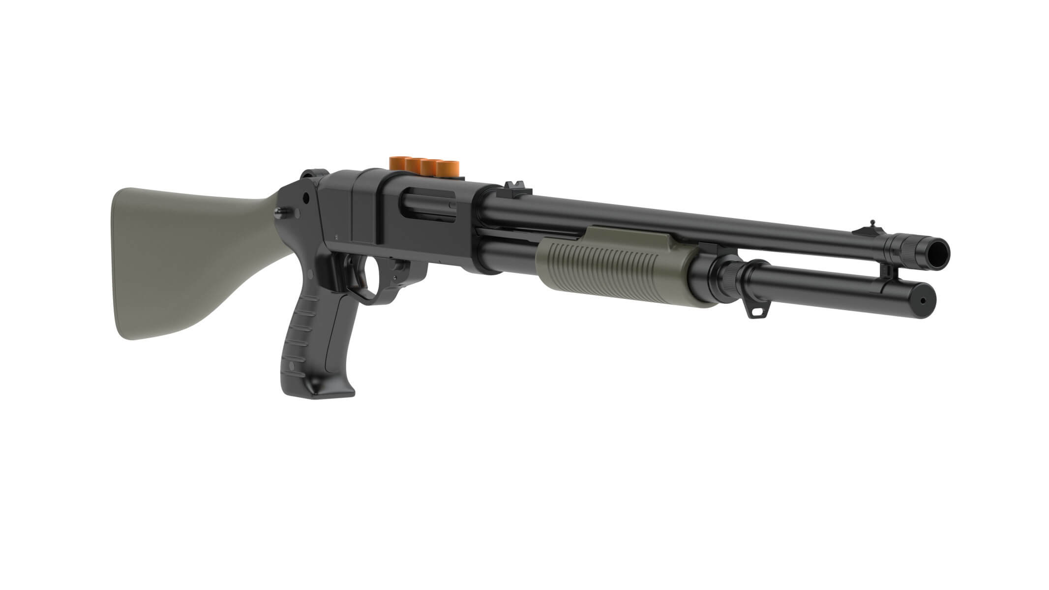 Franchi SAS-12 3D Model by frezzy