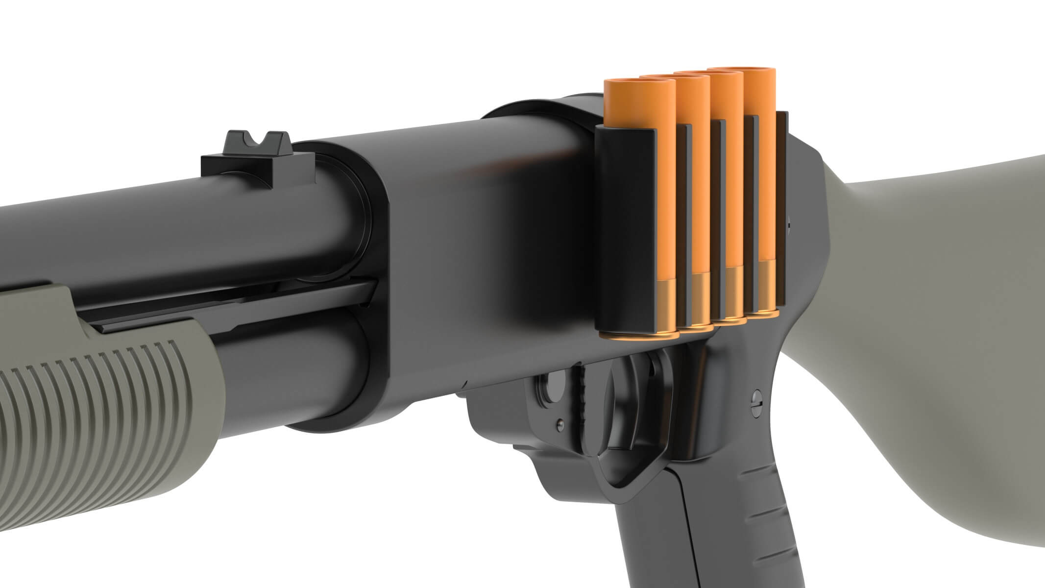 Franchi SAS-12 3D Model by frezzy