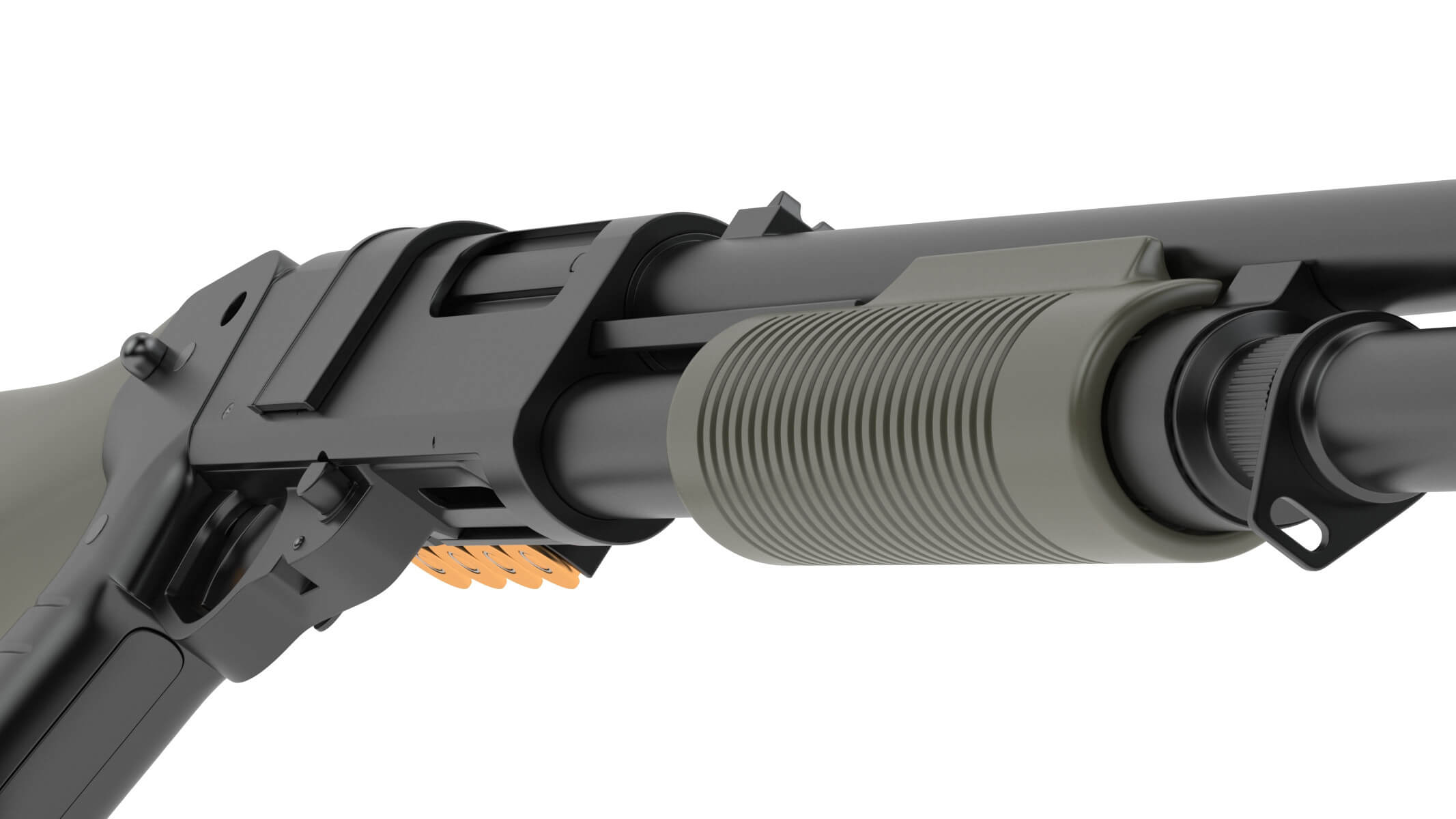 Franchi SAS-12 3D Model by frezzy