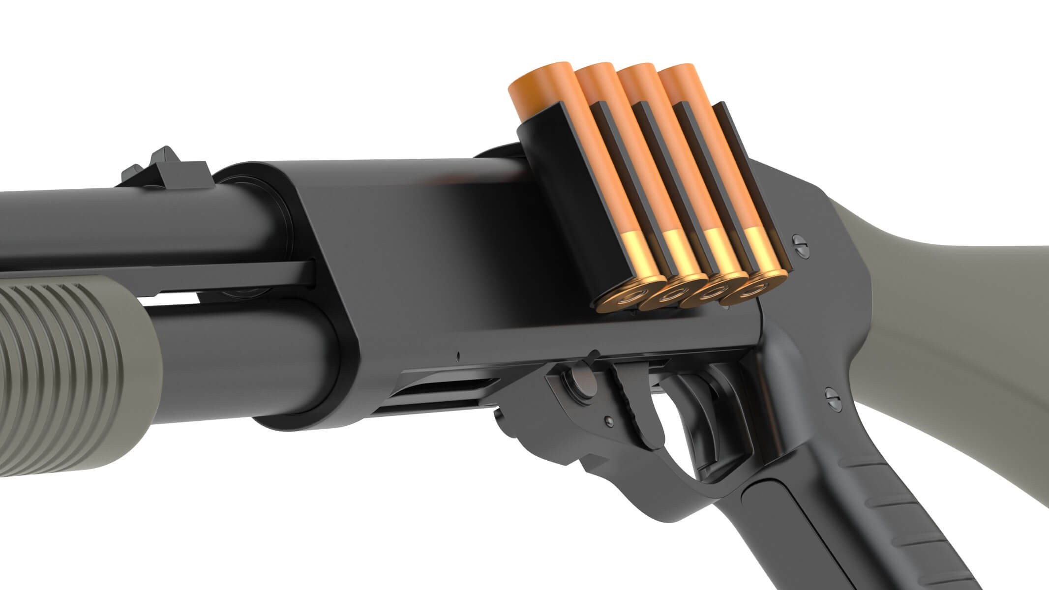 Franchi SAS-12 3D Model by frezzy