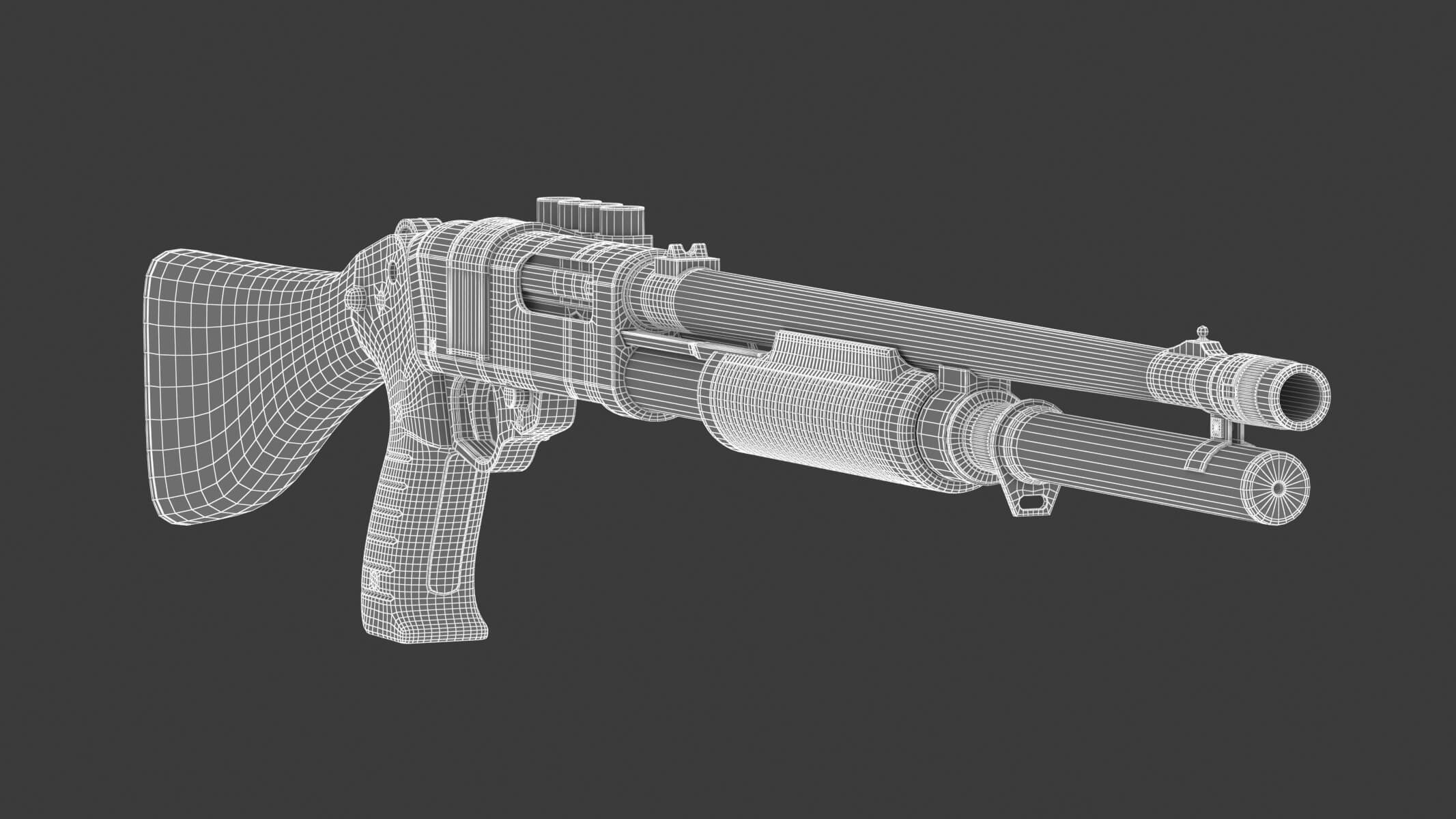 Franchi SAS-12 3D Model by frezzy