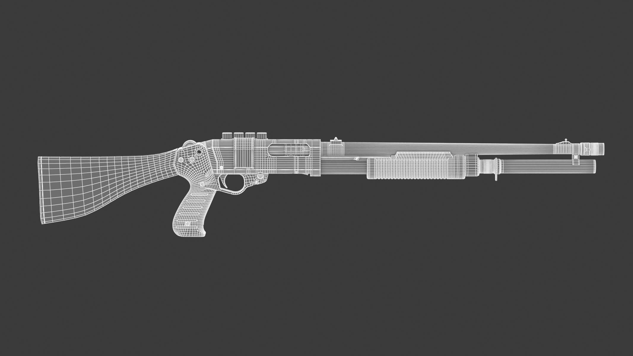 Franchi SAS-12 3D Model by frezzy