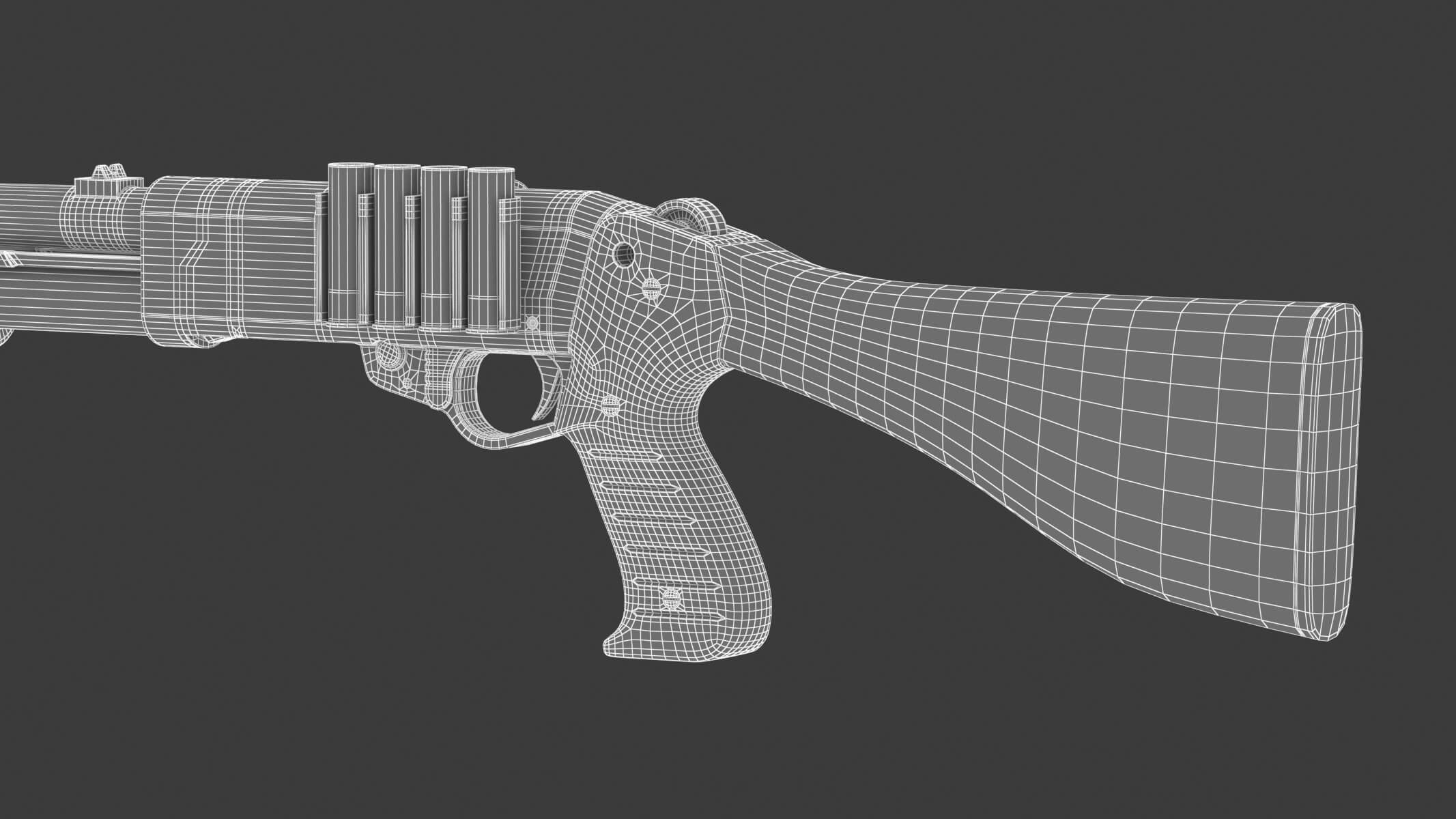 Franchi SAS-12 3D Model by frezzy